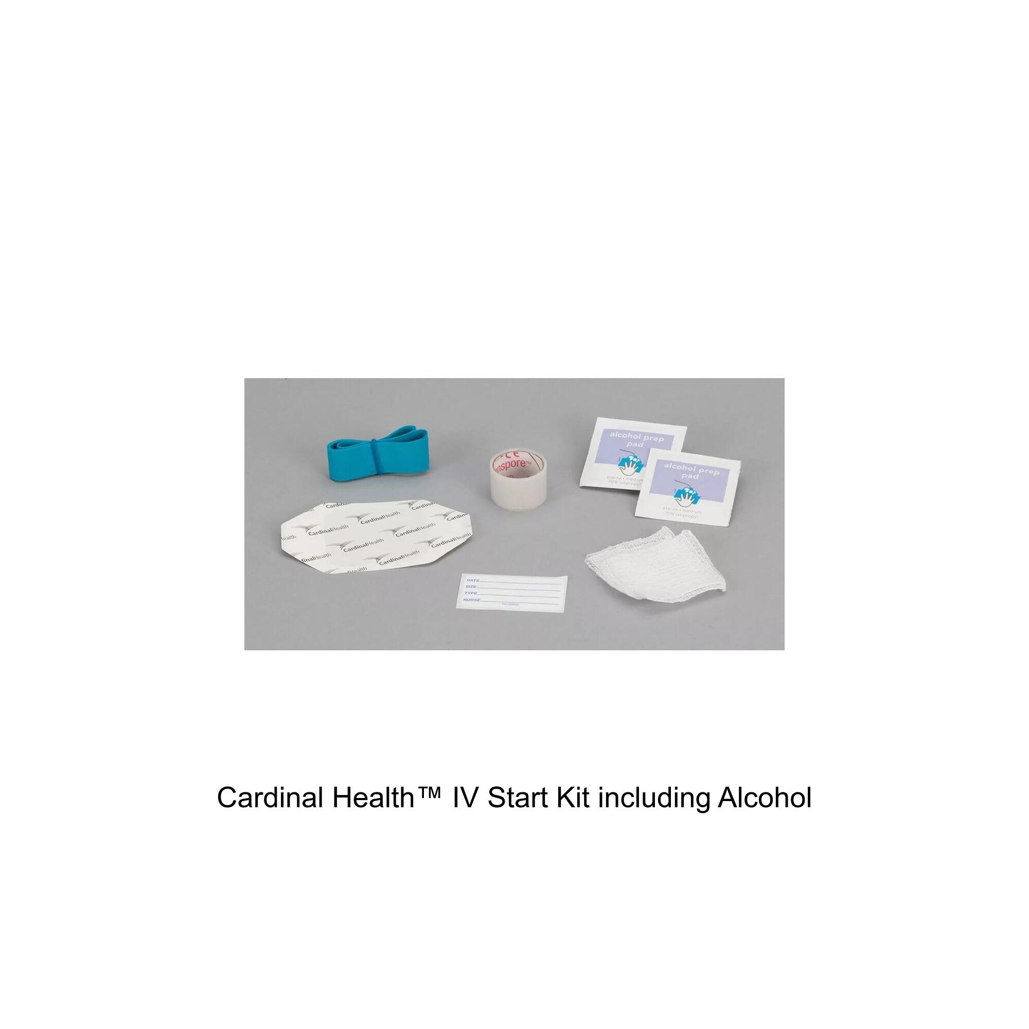 Cardinal Health™ IV Start Kit including Alcohol, Cardinal Health™ TD-24 ...