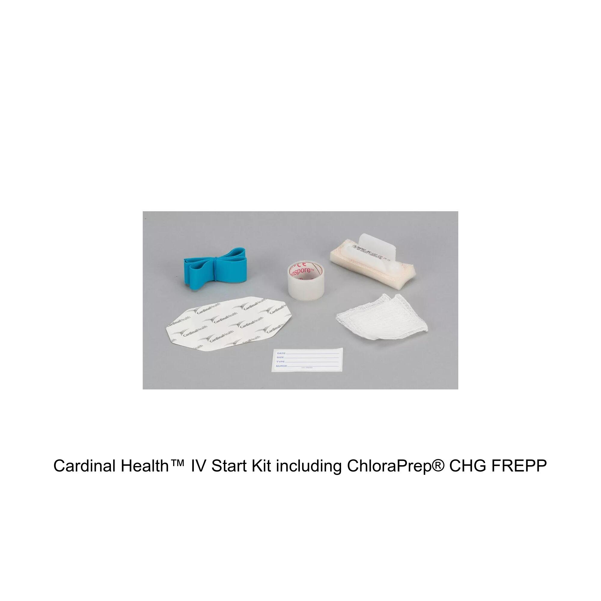 Cardinal Health™ IV Start Kit including ChloraPrep® CHG FREPP, Cardinal ...