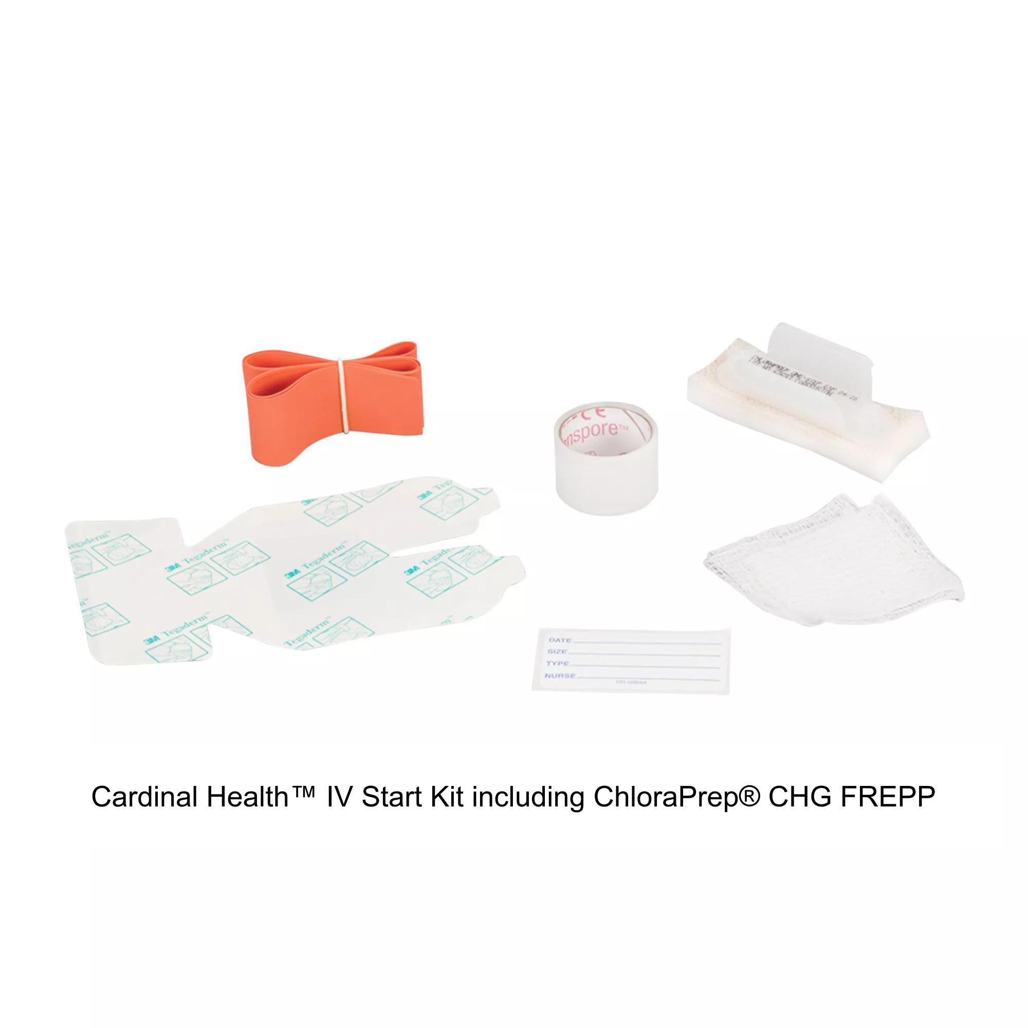 Cardinal Health™ IV Start Kit including ChloraPrep® CHG FREPP, Tegaderm ...