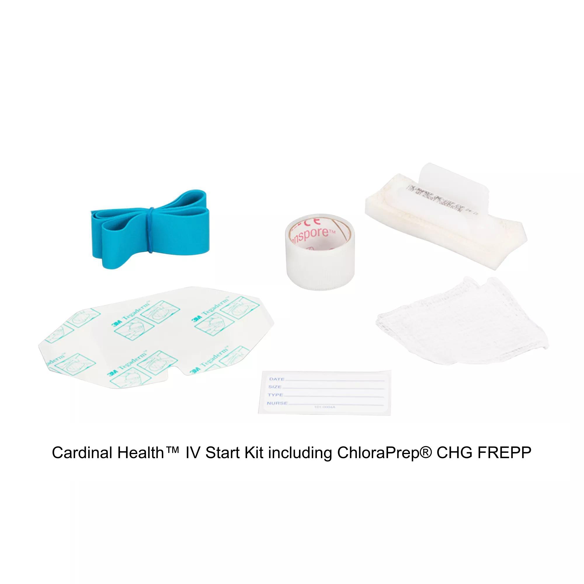 Cardinal Health™ IV Start Kit including ChloraPrep® CHG FREPP, Tegaderm ...