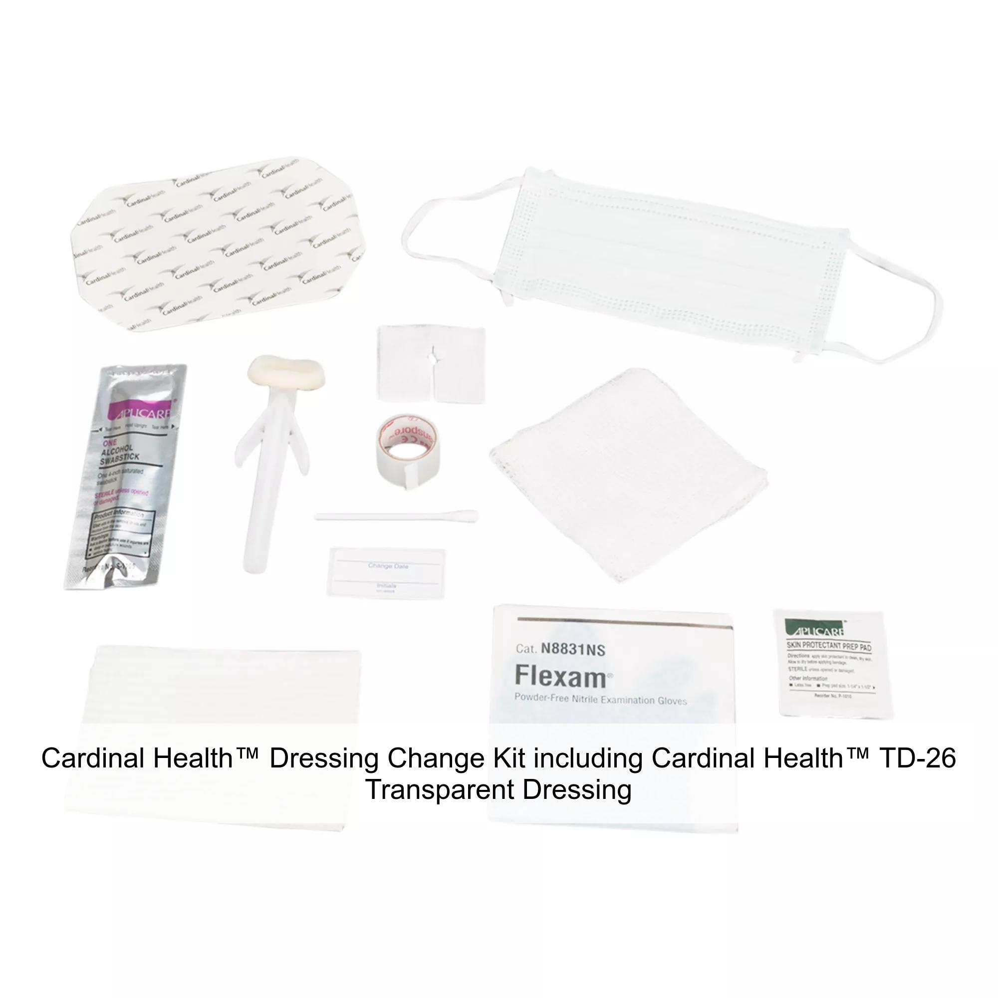 Cardinal Health™ Dressing Change Kit including Cardinal Health™ TD-26 ...