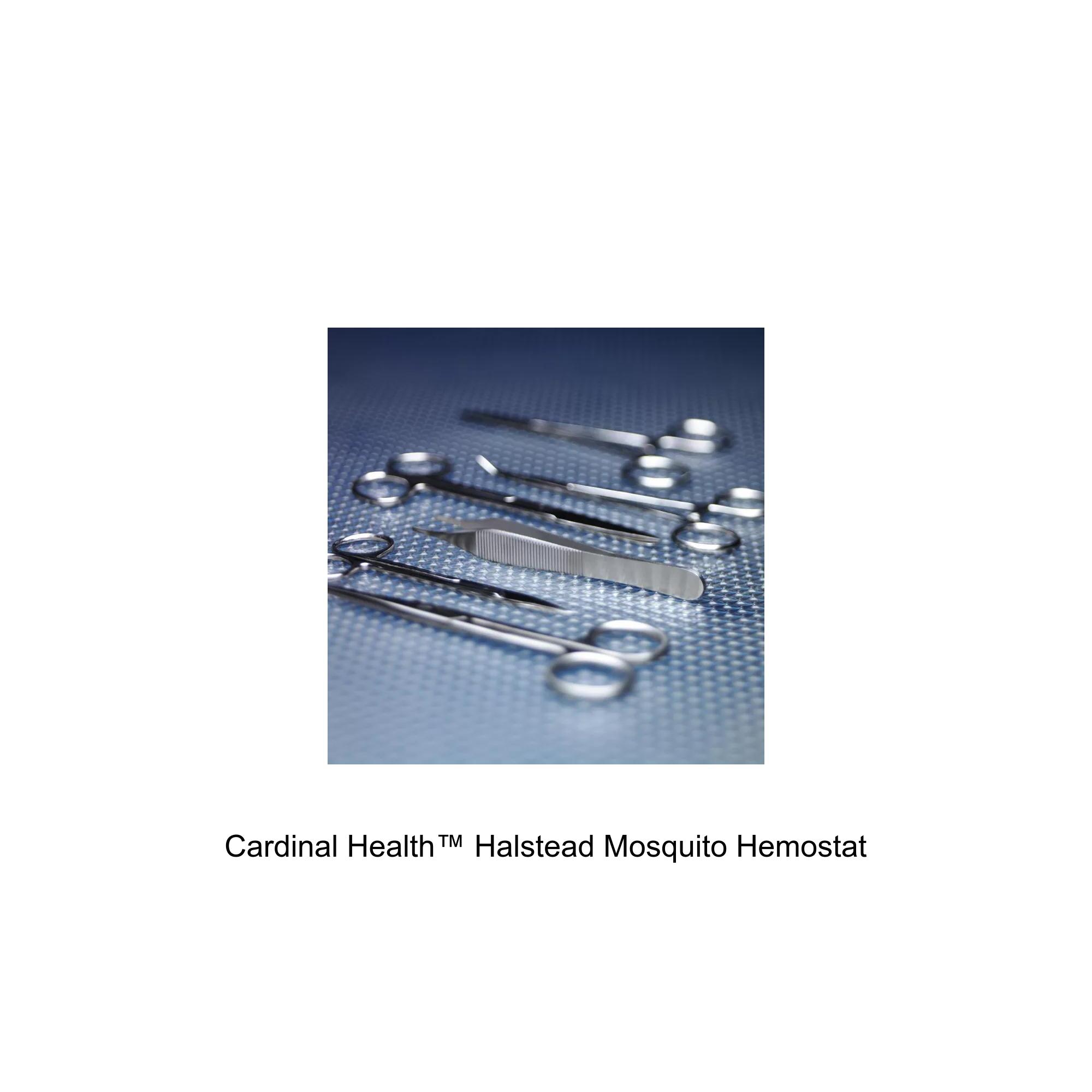 Cardinal Health™ Halstead Mosquito Hemostat, Curved, Polished, 5IN, for ...