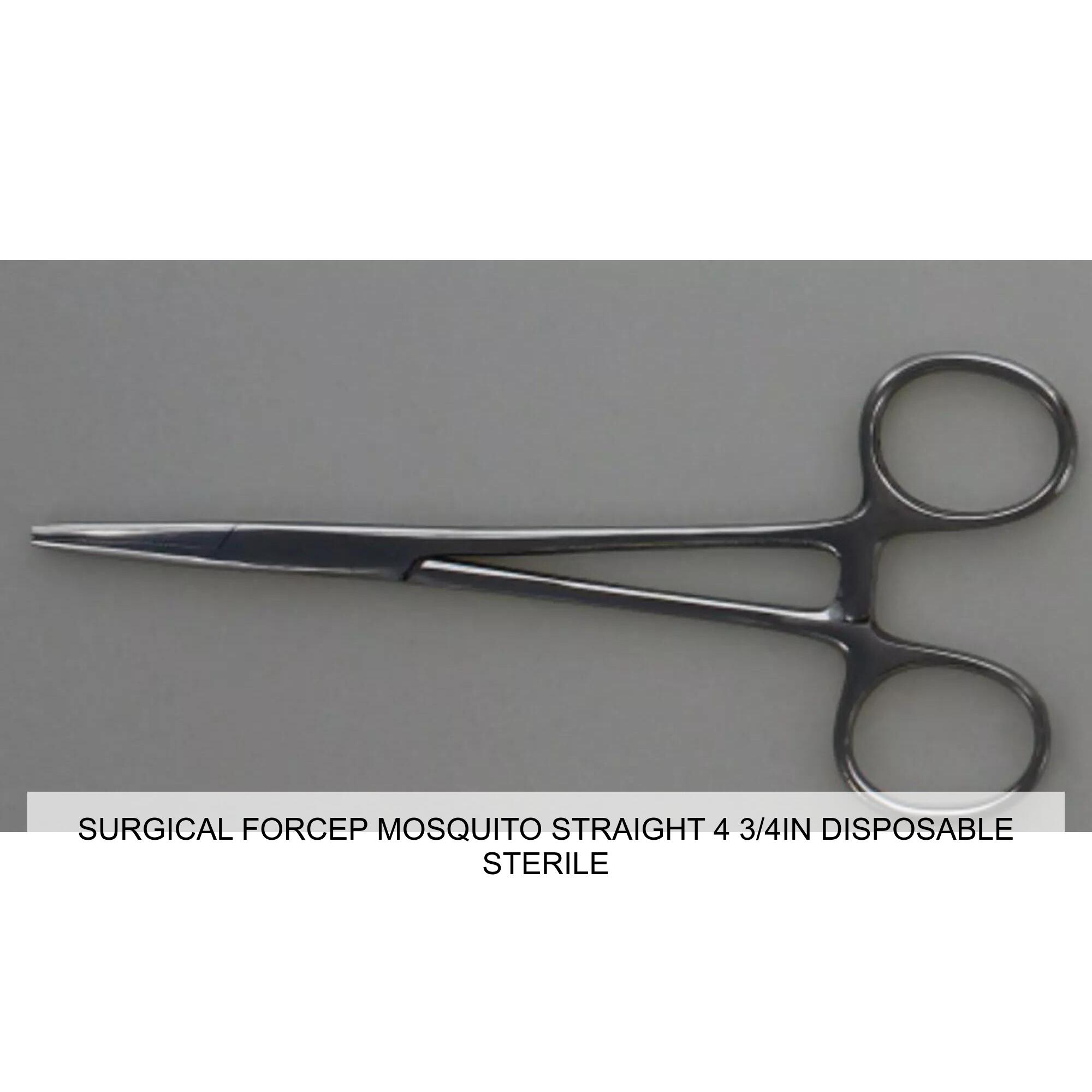SURGICAL FORCEP MOSQUITO STRAIGHT 4 3/4IN DISPOSABLE STERILE . Buy ...