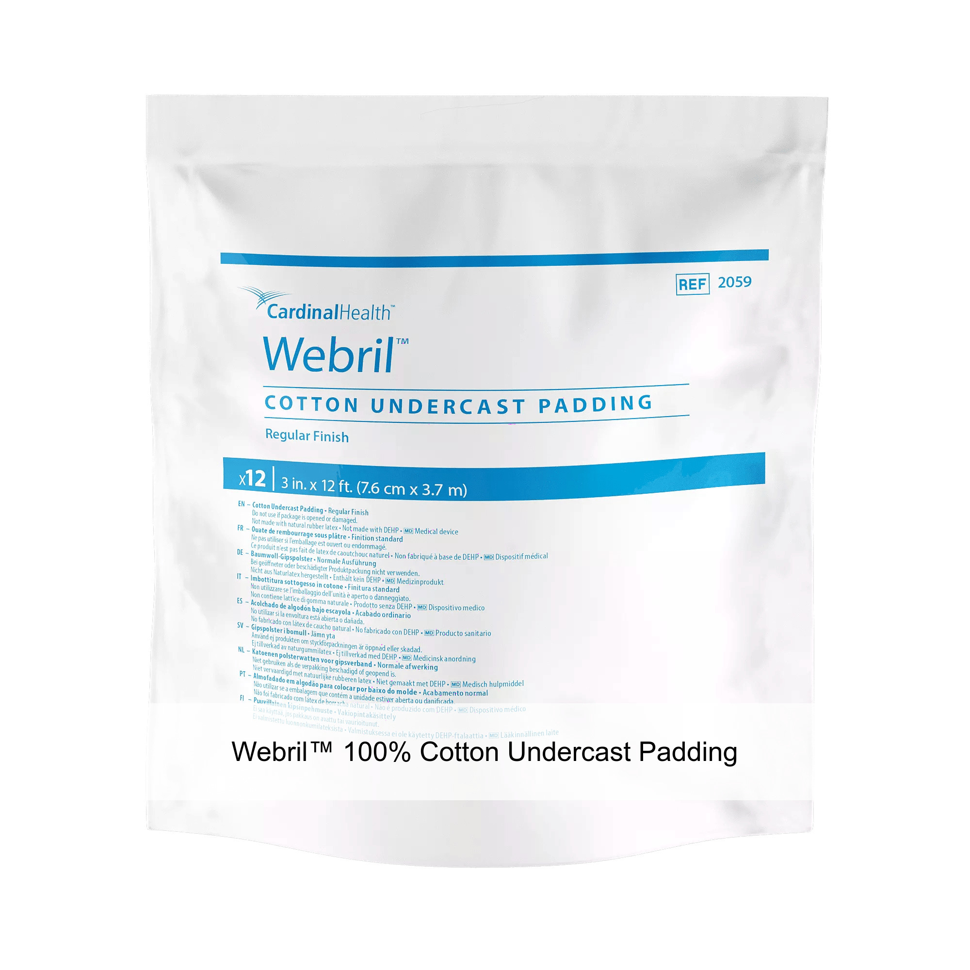 COVIDIEN/CARDINAL 2059 2059 WEBRIL BDG 3 INCH 12'S