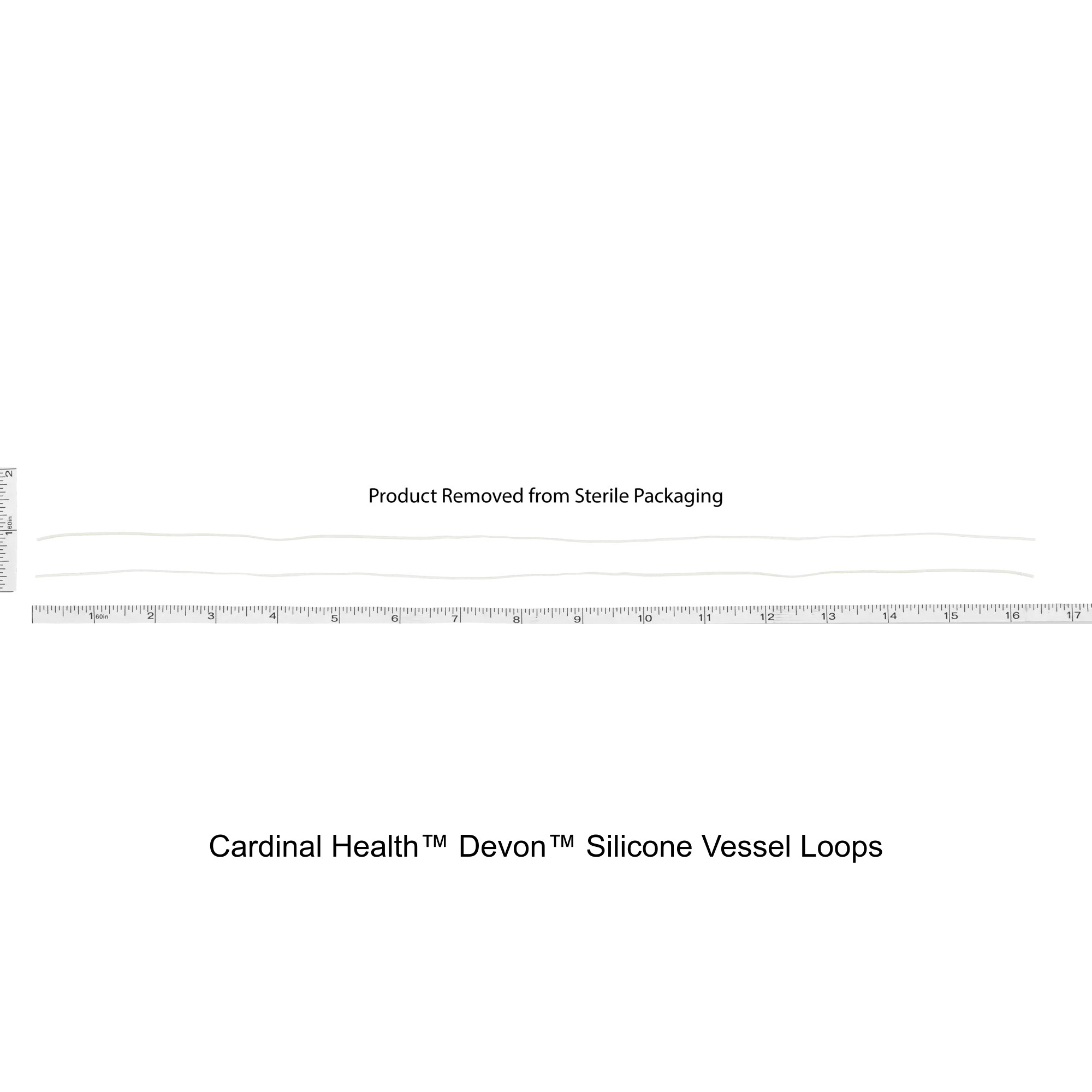 Cardinal Health™ Devon™ Silicone Vessel Loops, Mini, White, Sterile, 2 ...