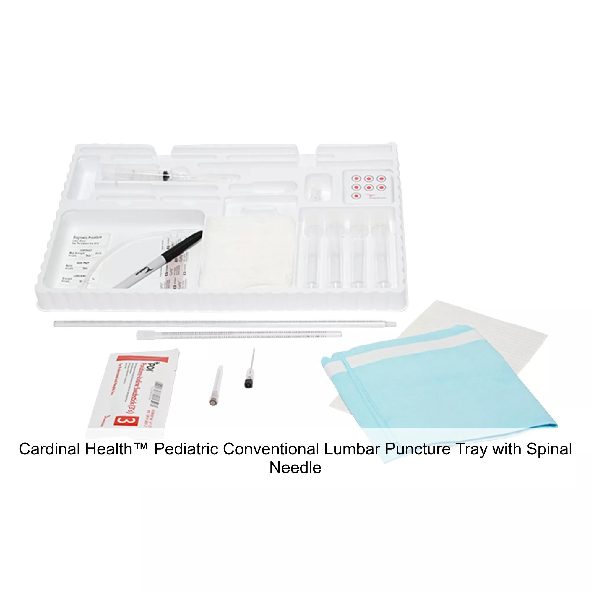 Cardinal Health™ Pediatric Conventional Lumbar Puncture Tray with ...