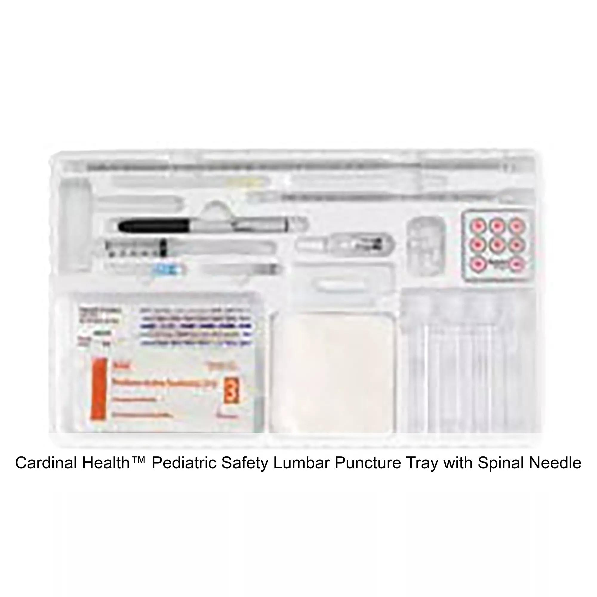 Cardinal Health™ Pediatric Safety Lumbar Puncture Tray with Spinal ...