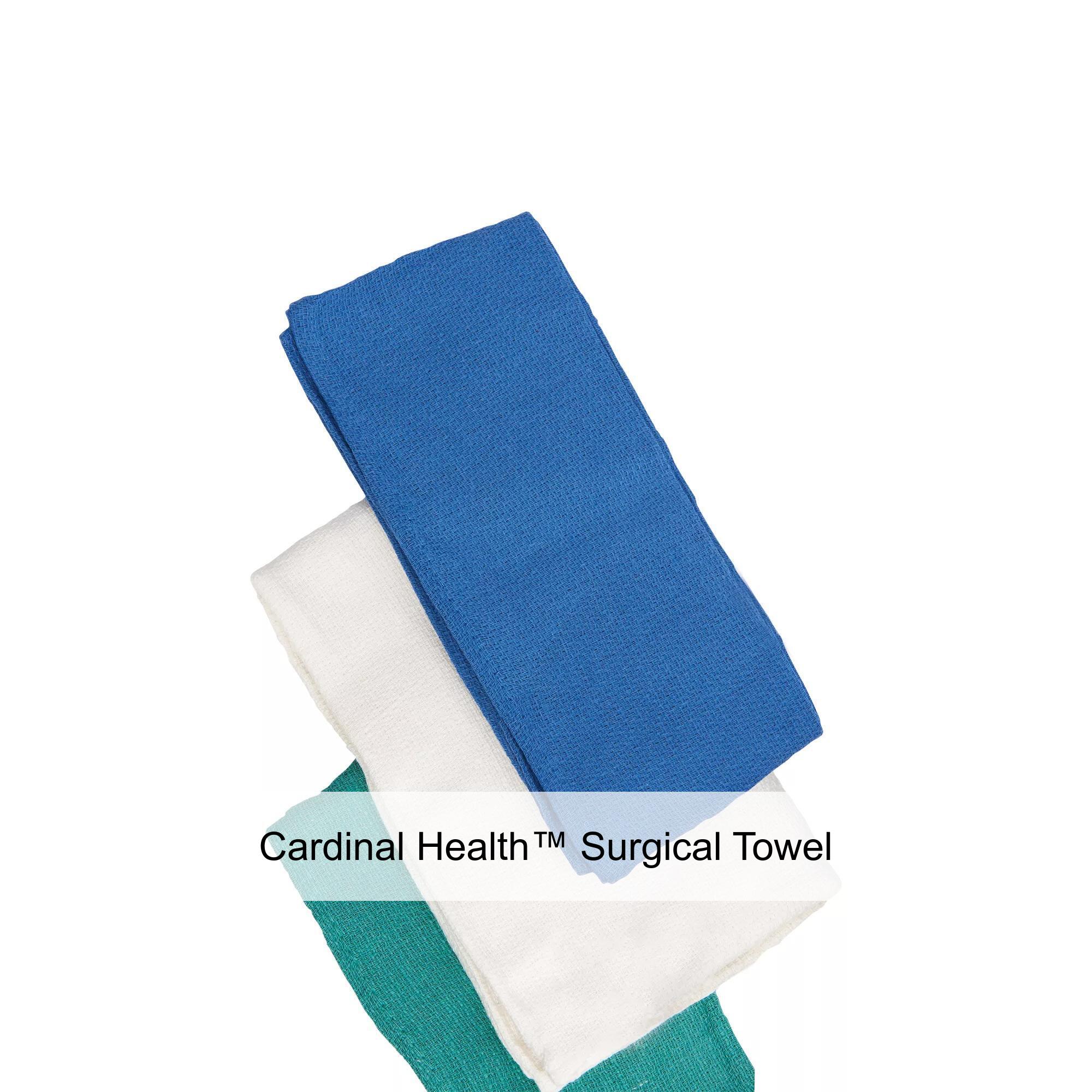 Cardinal Health™ Surgical Towel, X-Ray Detectable Cotton, 6PK, Blue ...