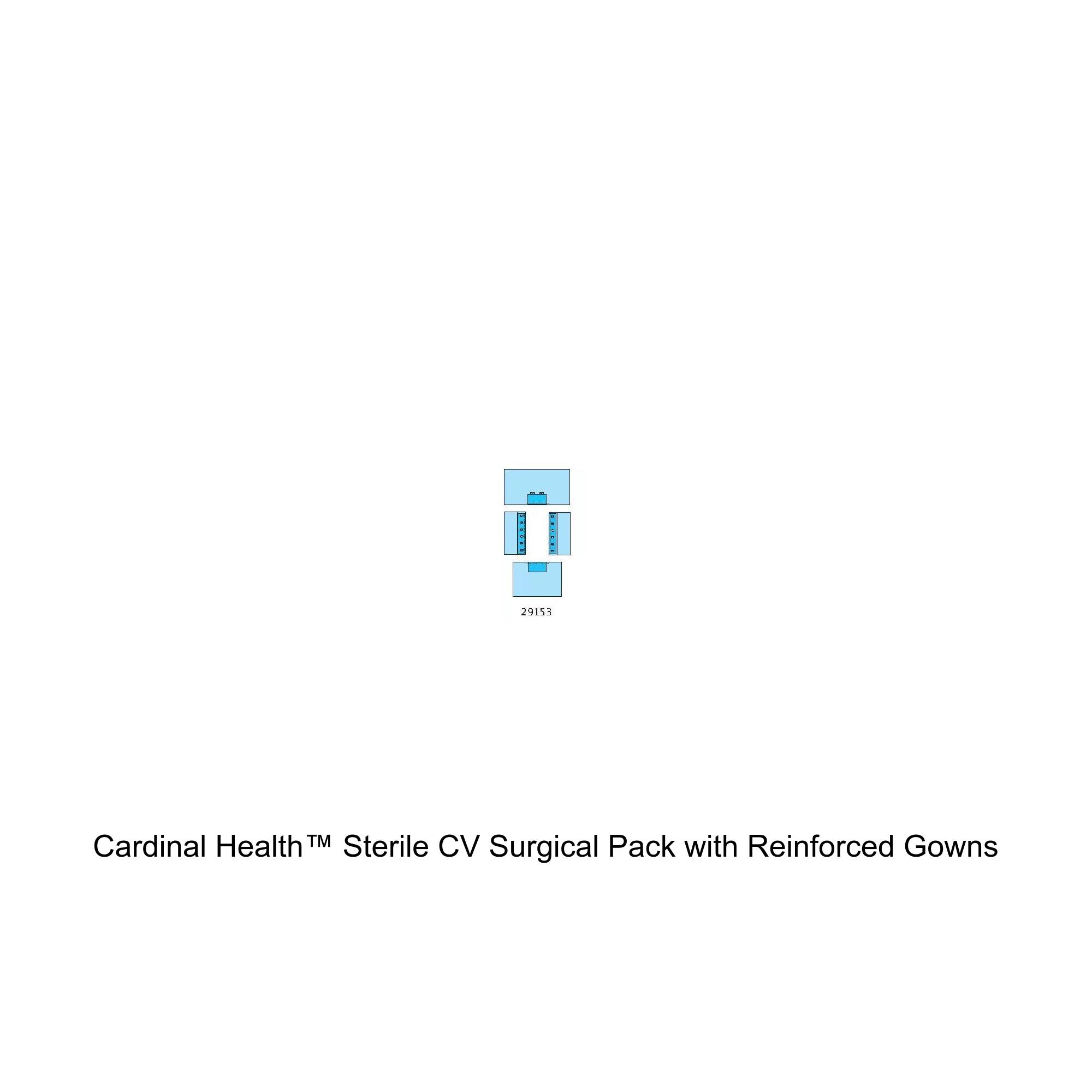 Cardinal Health™ Sterile CV Surgical Pack with Reinforced Gowns . Buy ...