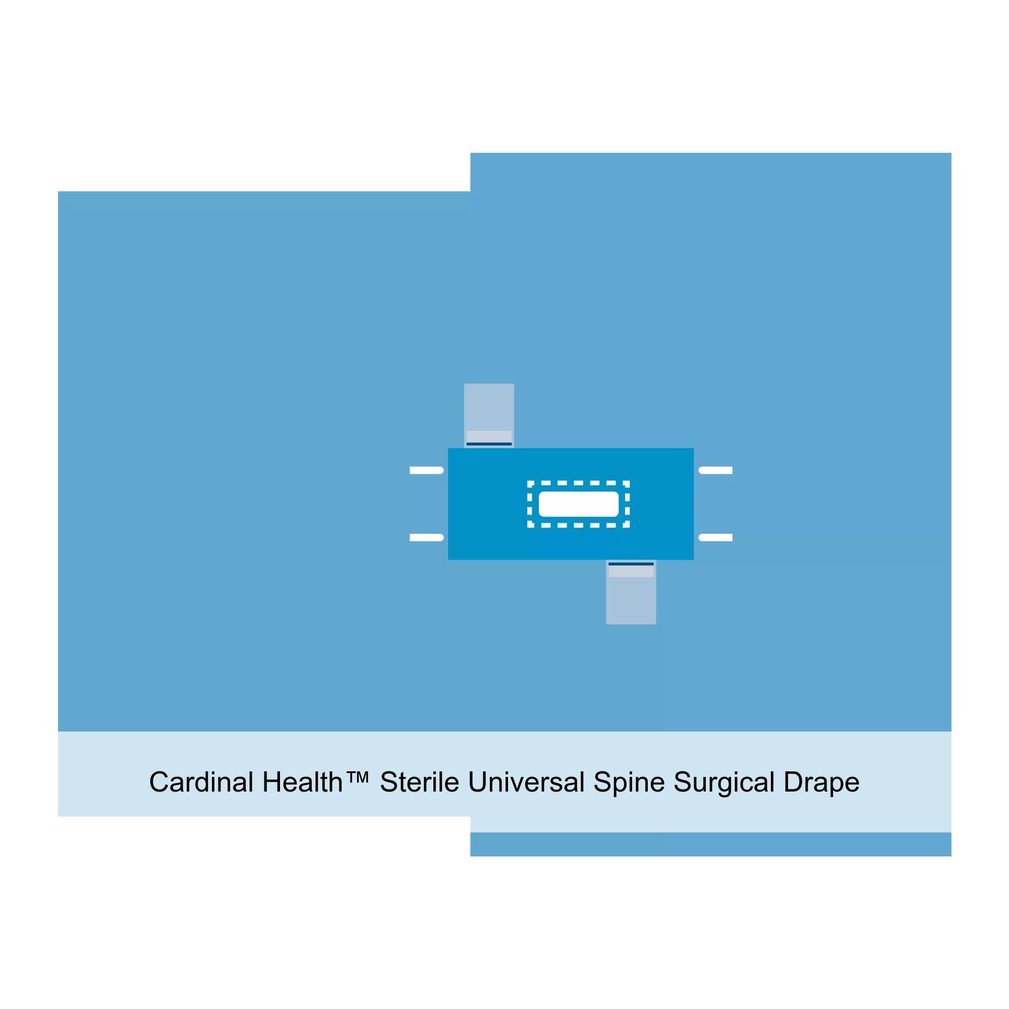 Cardinal Health™ Sterile Universal Spine Surgical Drape, 99 x 135IN ...
