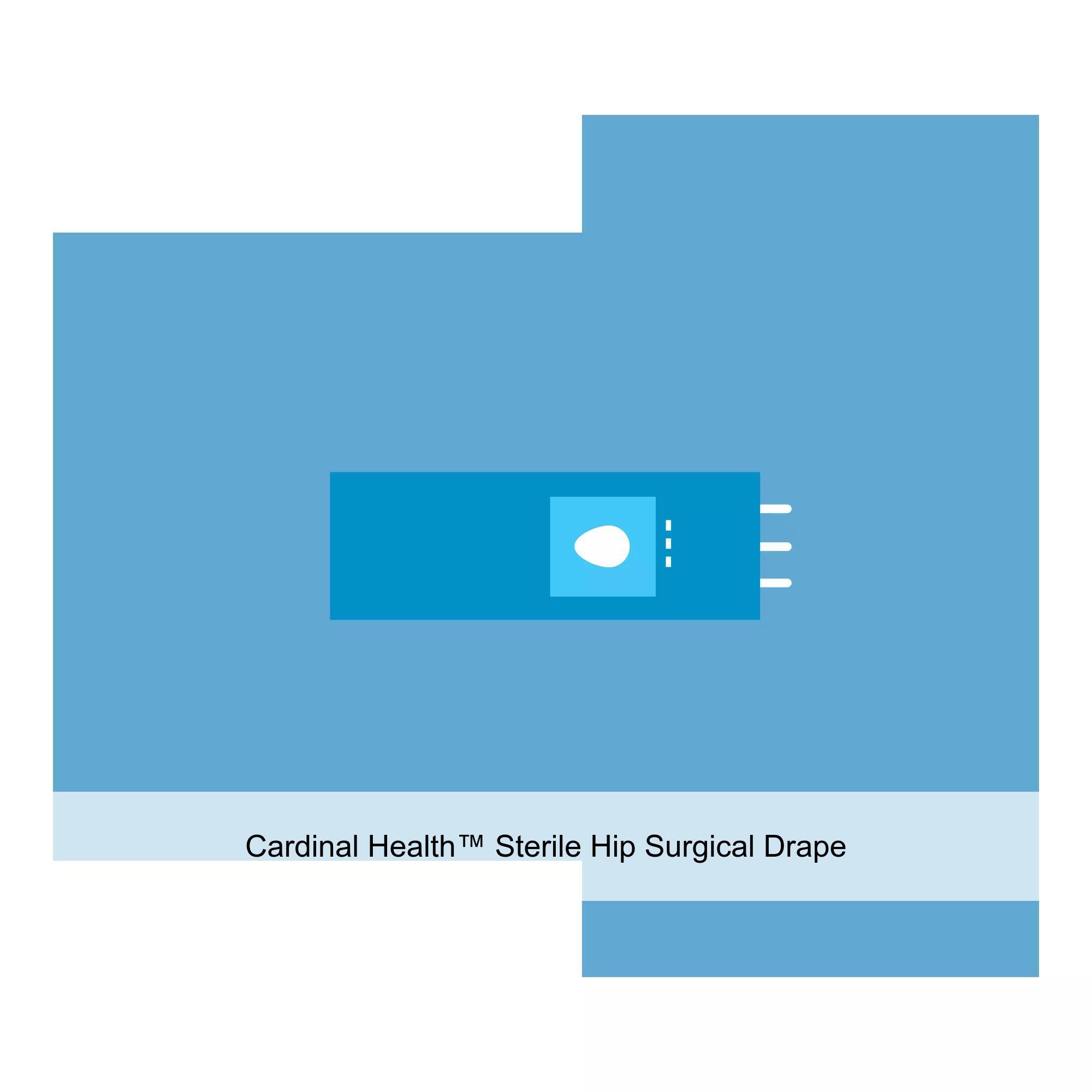 Cardinal Health™ Sterile Hip Surgical Drape, 87 x 134IN . Buy Online ...
