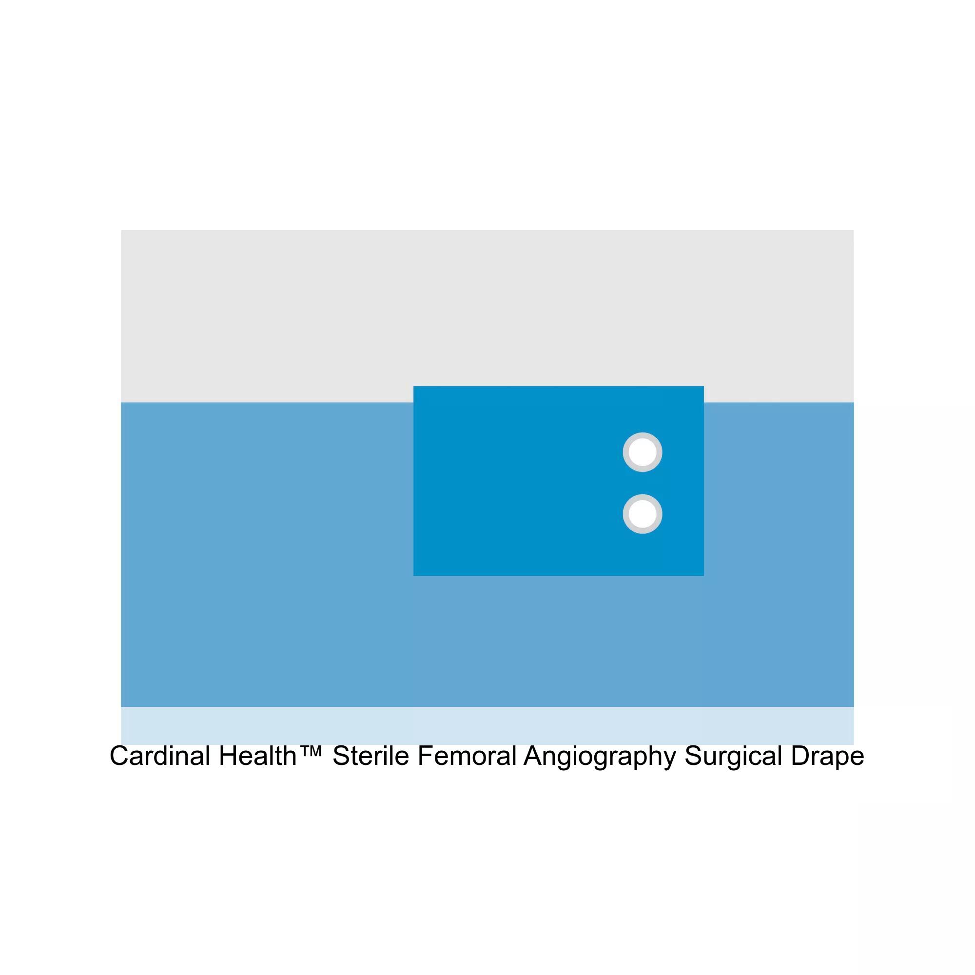 Cardinal Health™ Sterile Femoral Angiography Surgical Drape, 80 x 112IN ...
