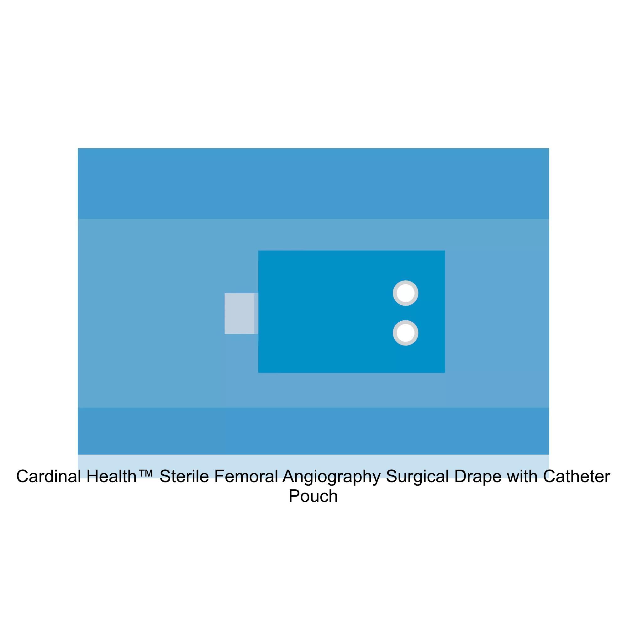 Cardinal Health™ Sterile Femoral Angiography Surgical Drape with ...