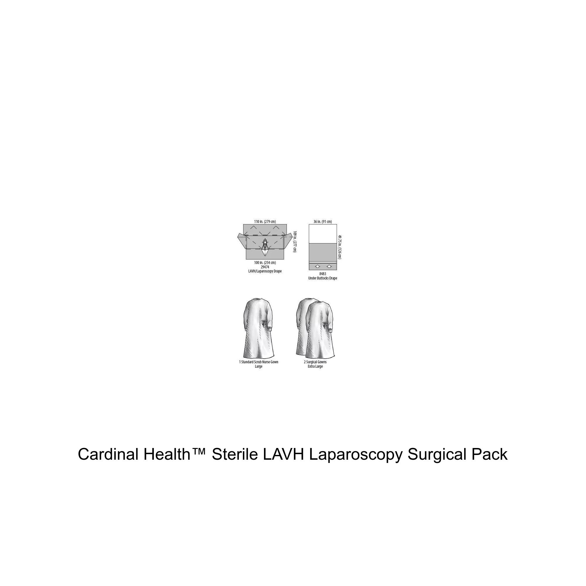 Cardinal Health™ Sterile LAVH Laparoscopy Surgical Pack . Buy Online ...
