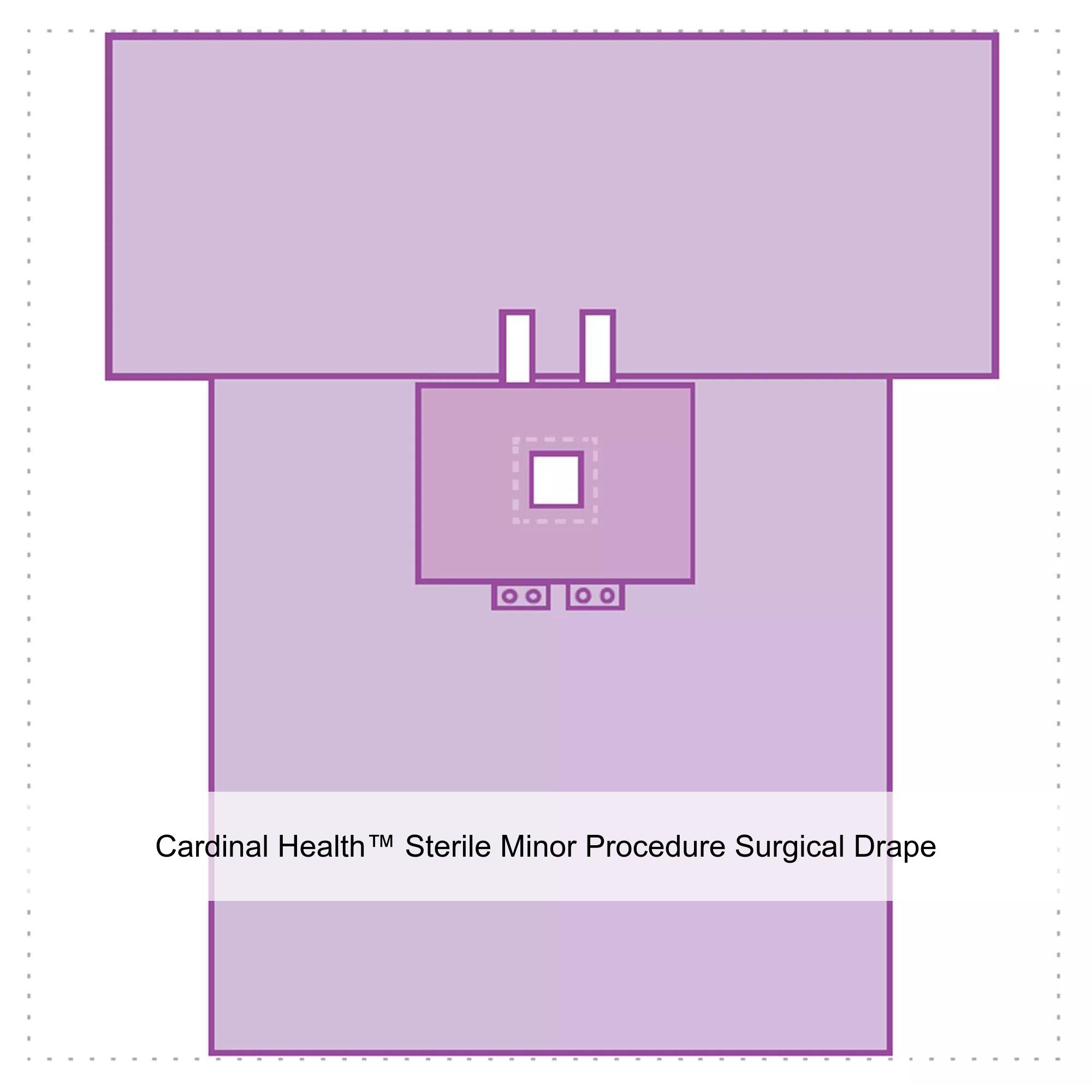 Cardinal Health™ Sterile Minor Procedure Surgical Drape, 77 x 122IN ...