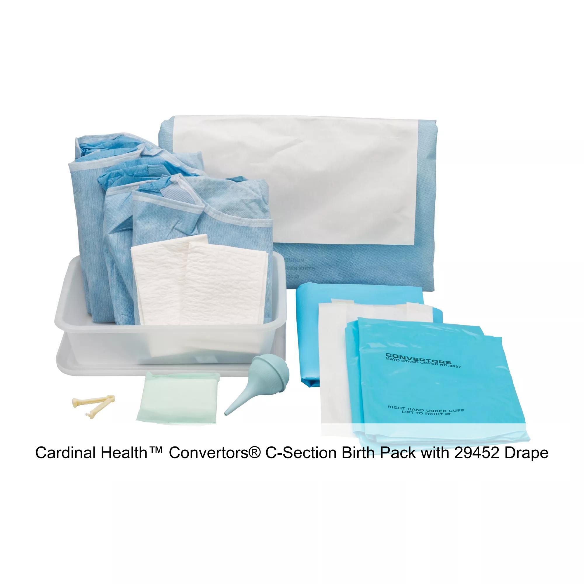 Cardinal Health™ Convertors® C-Section Birth Pack with 29452 Drape ...