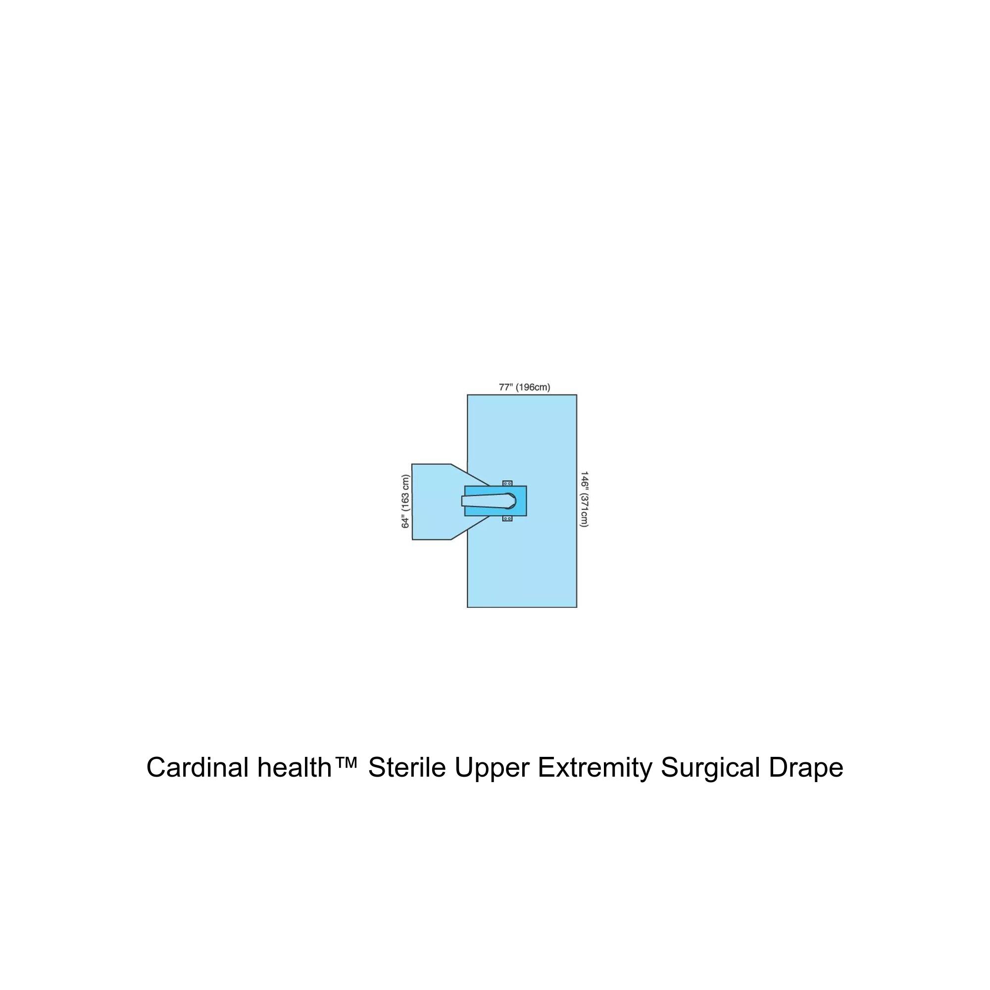 Cardinal health™ Sterile Upper Extremity Surgical Drape, 77 x 146IN ...
