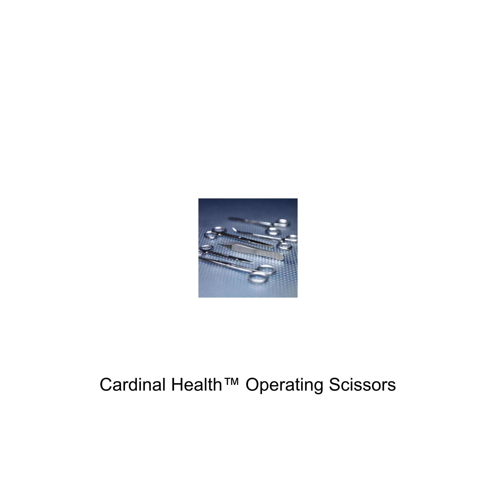 Cardinal Health™ Operating Scissors, Sharp/Blunt, Wire, 5.5IN . Buy ...
