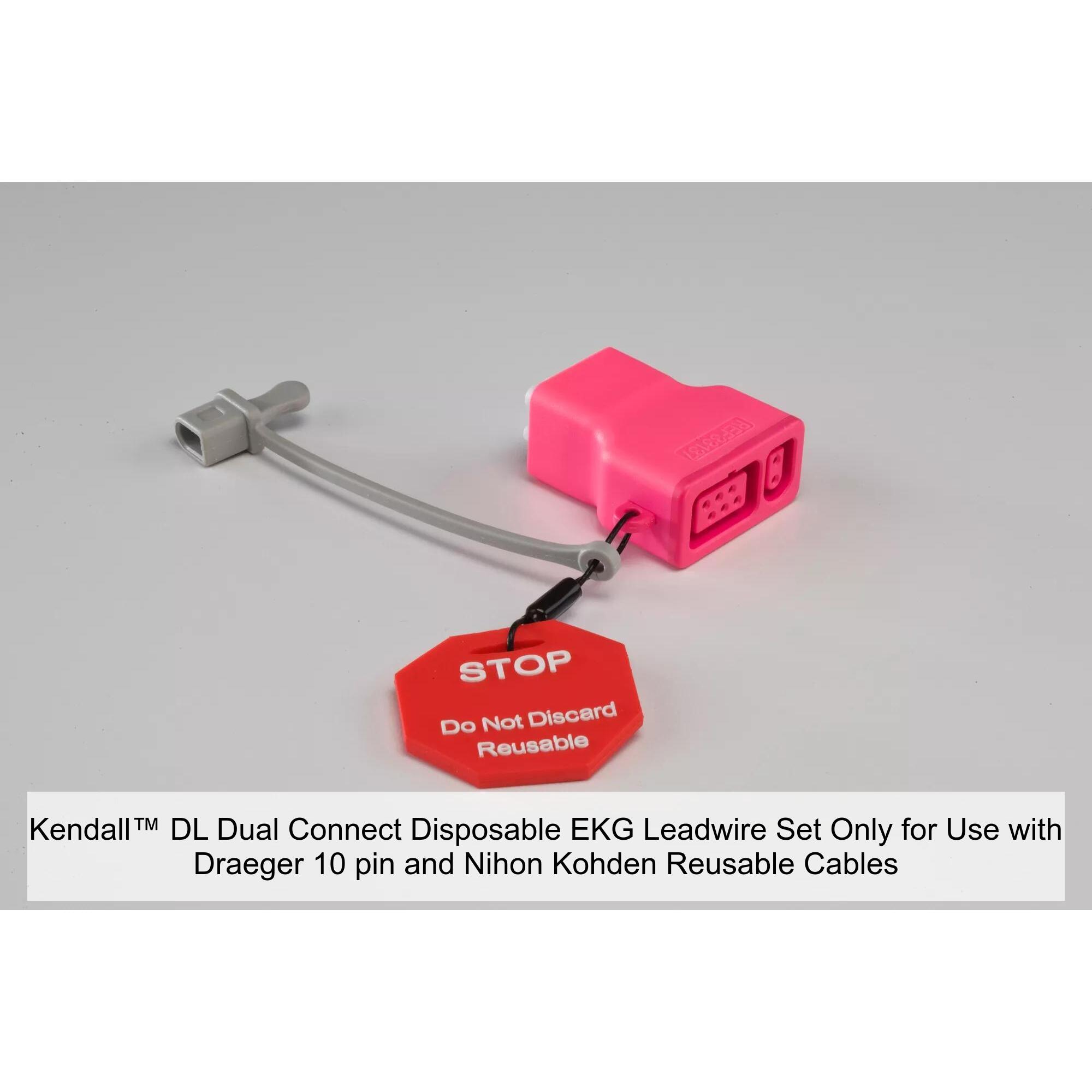 Kendall™ DL Dual Connect Disposable EKG Leadwire Set Only for Use with ...