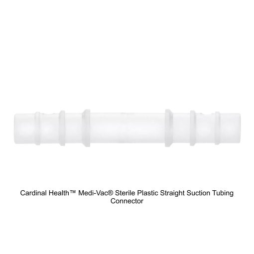 Cardinal Health™ Medi-Vac® Sterile Plastic Straight Suction Tubing Connector, 5/16" . Buy Online ...