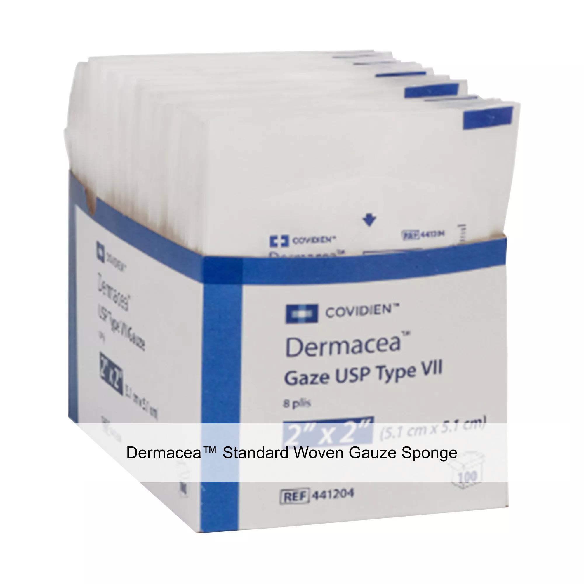 Dermacea™ Standard Woven Gauze Sponge, Non-Sterile, 3 x 3IN, 12 Ply ...
