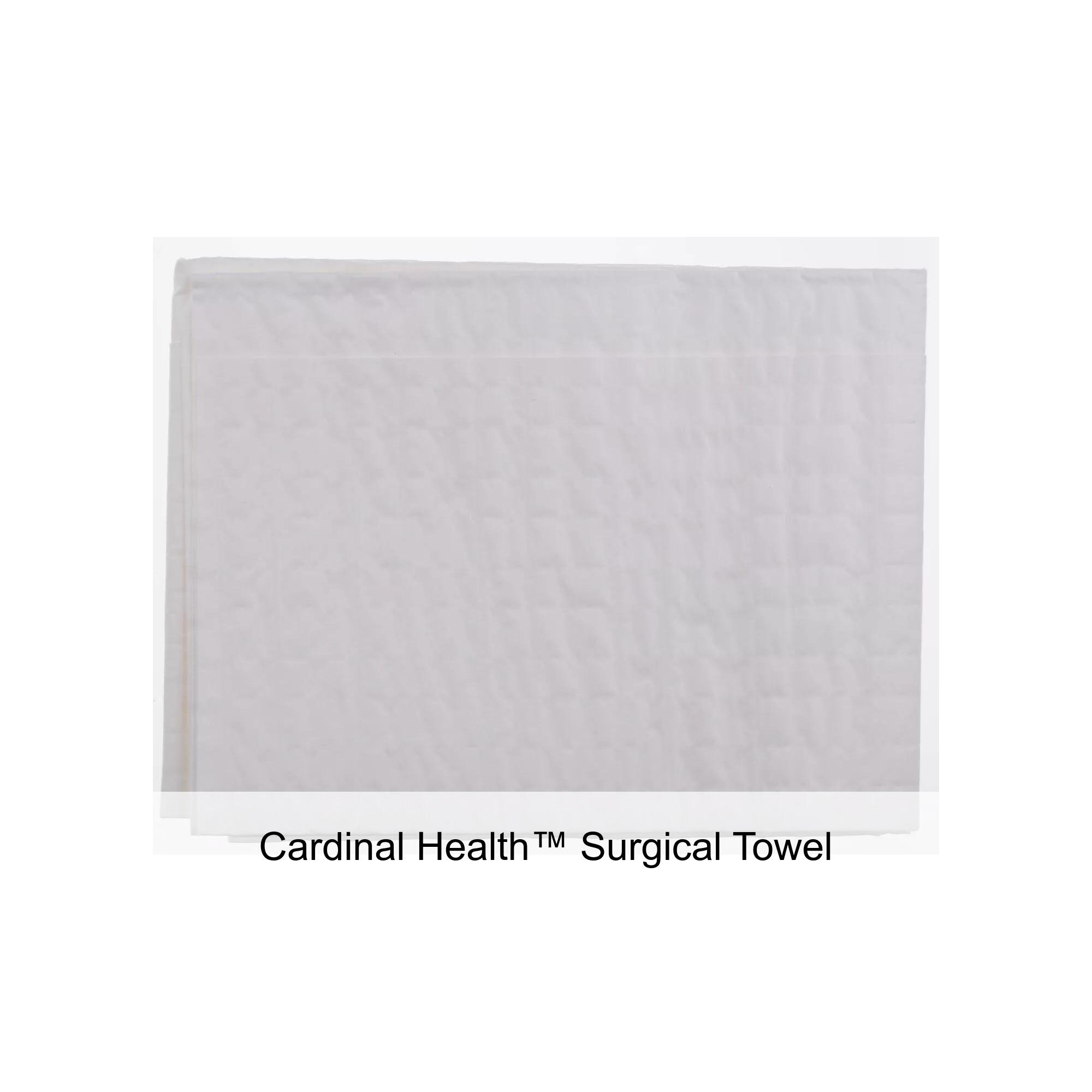 Cardinal Health™ Surgical Towel, Paper, Nonsterile, White, 15 x 25IN ...