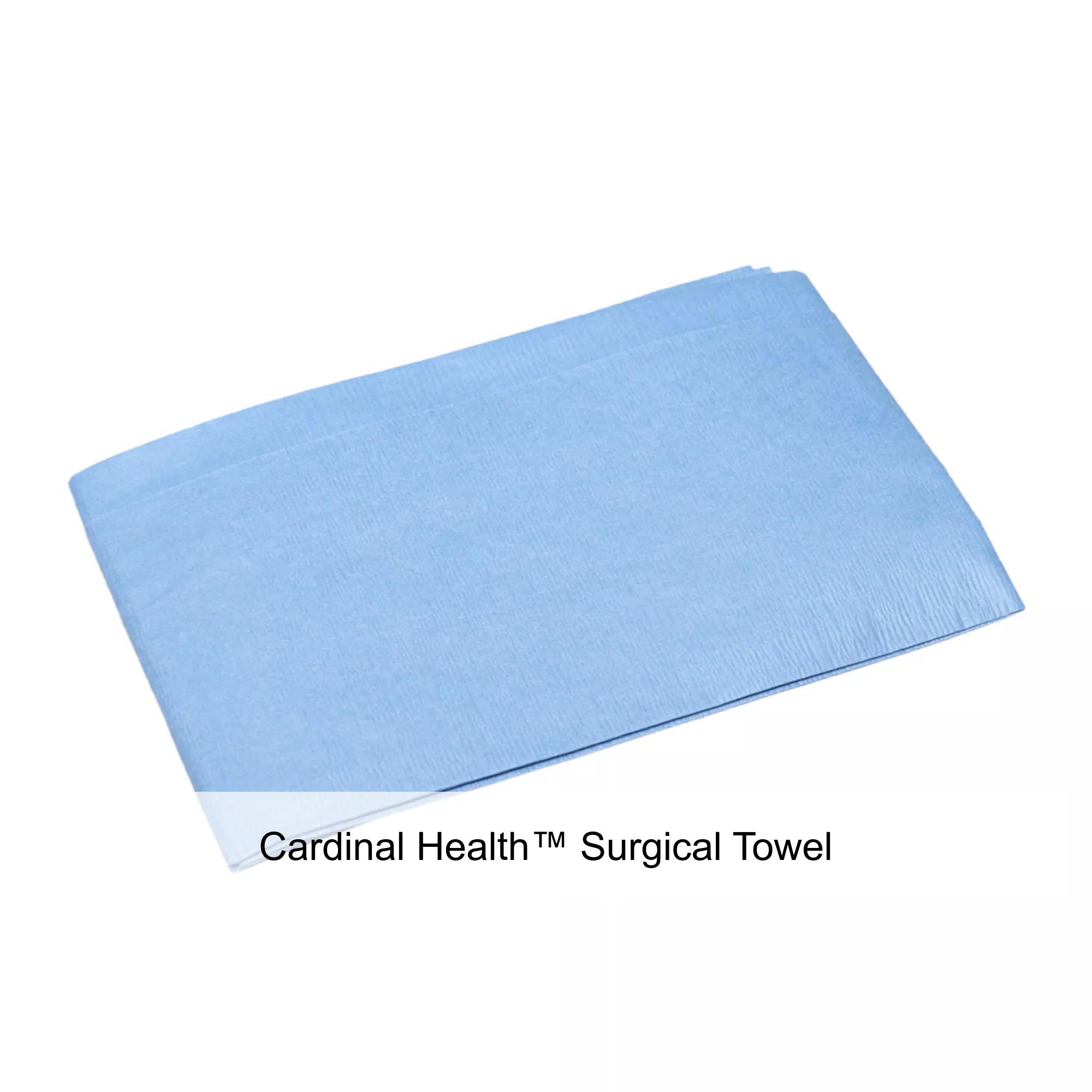 Cardinal Health™ Surgical Towel, Utility, Blue, Nonsterile, 15 x 26IN ...