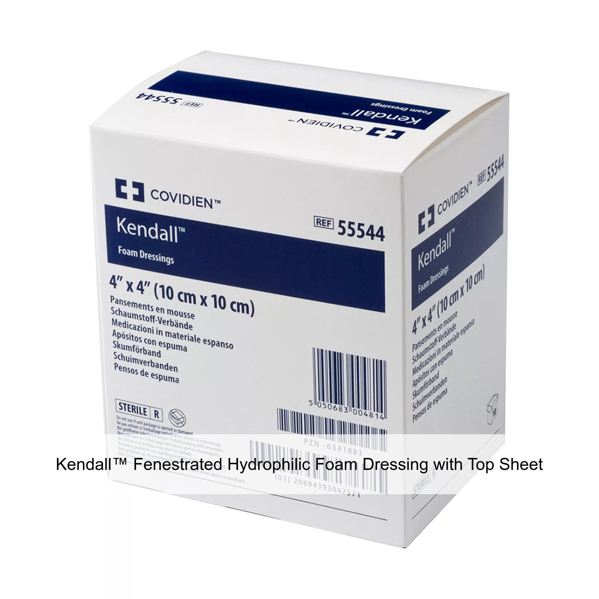 COVIDIEN/CARDINAL 55535P 3.5X3 FOAM WITH TPSHT FNSTR