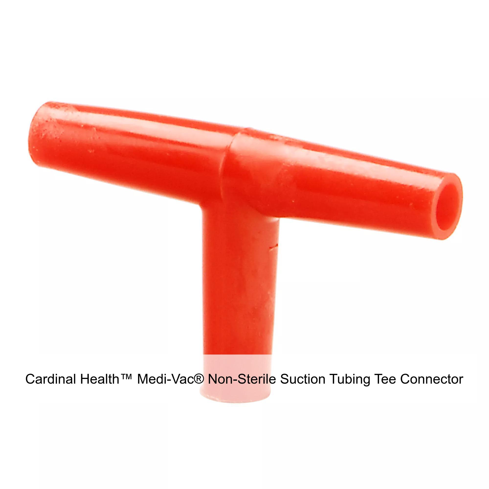 Cardinal Health™ Medi-Vac® Non-Sterile Suction Tubing Tee Connector, (Made to Order, Est. 4Wk ...