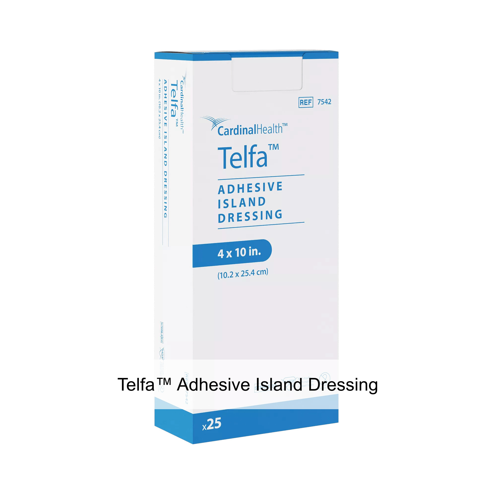 COVIDIEN/CARDINAL 7542 4X10 TELFA ISLAND DRESSING