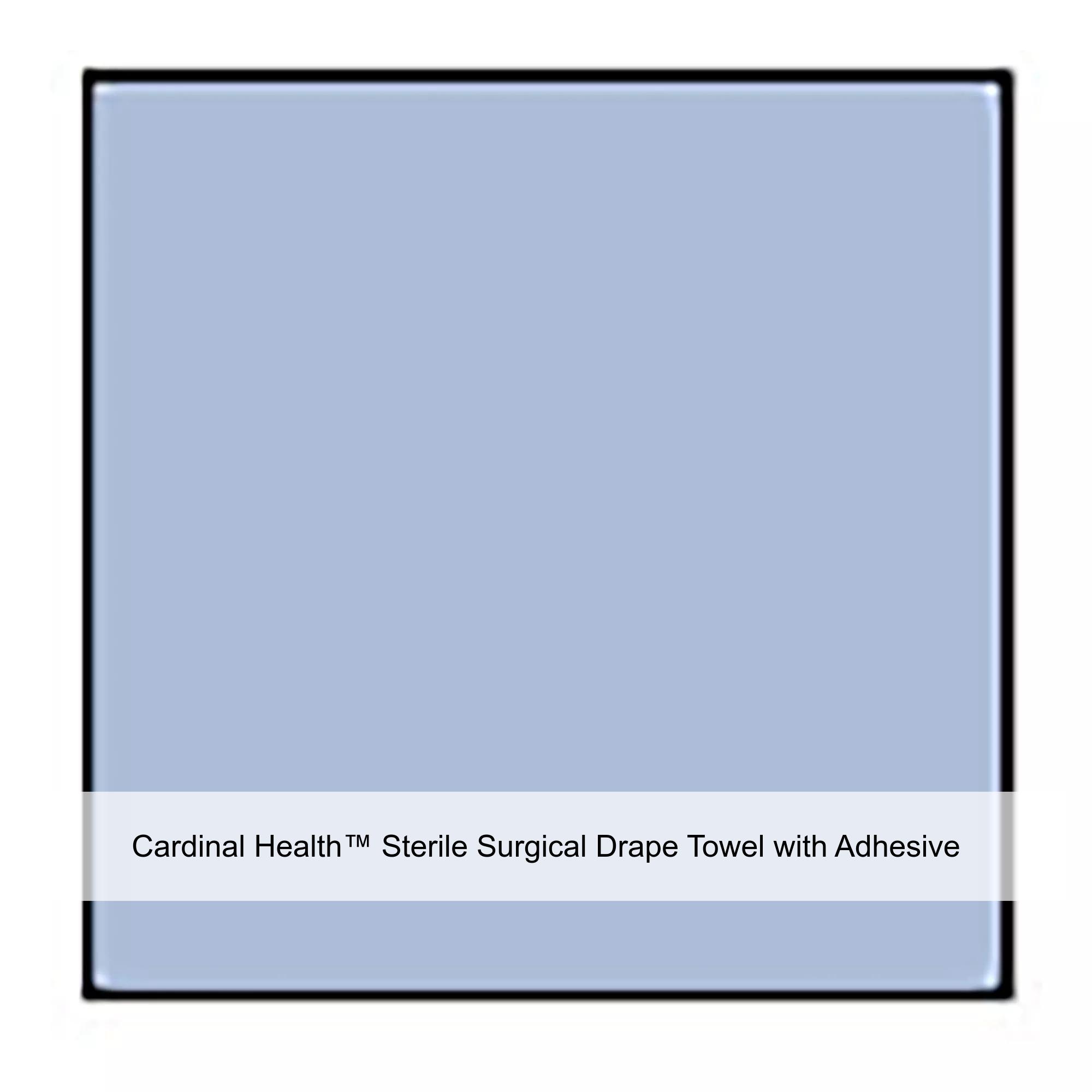 Cardinal Health™ Sterile Surgical Drape Towel with Adhesive, 19 x 30IN ...