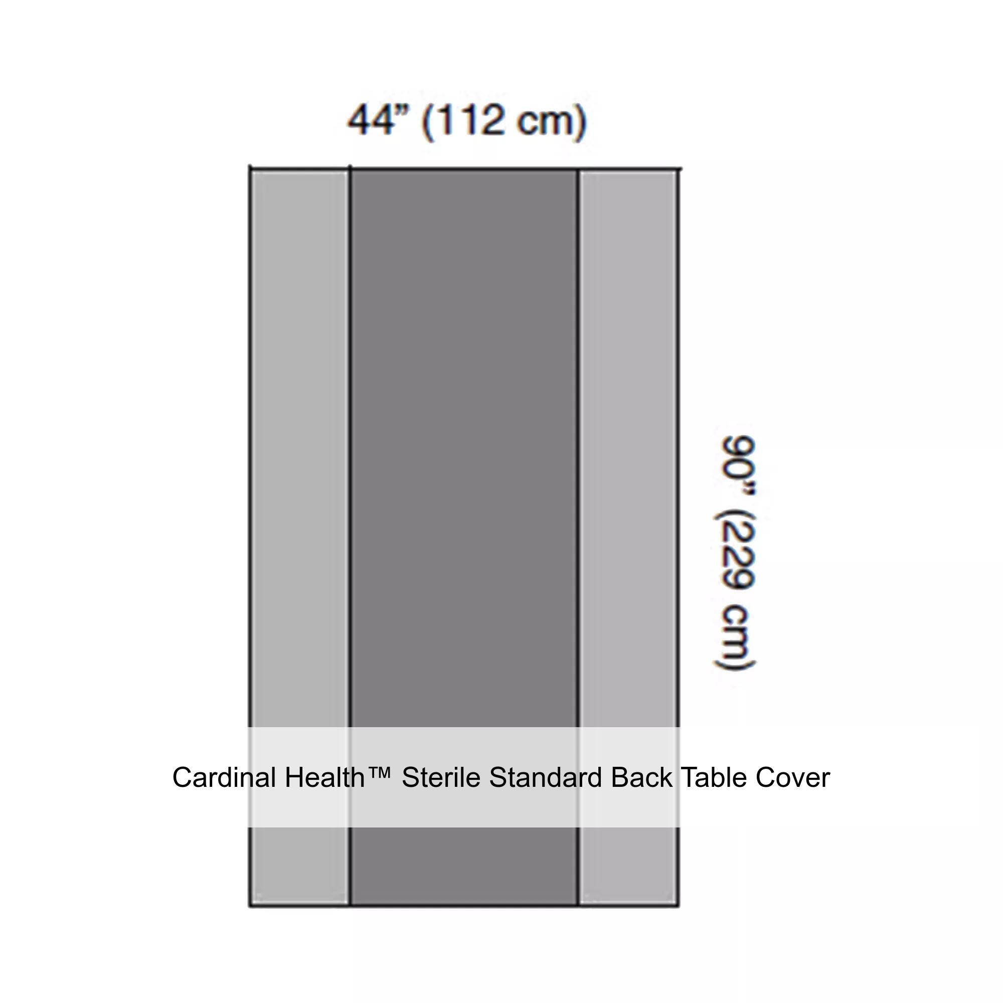 Cardinal Health™ Sterile Standard Back Table Cover, 44 x 90IN . Buy ...