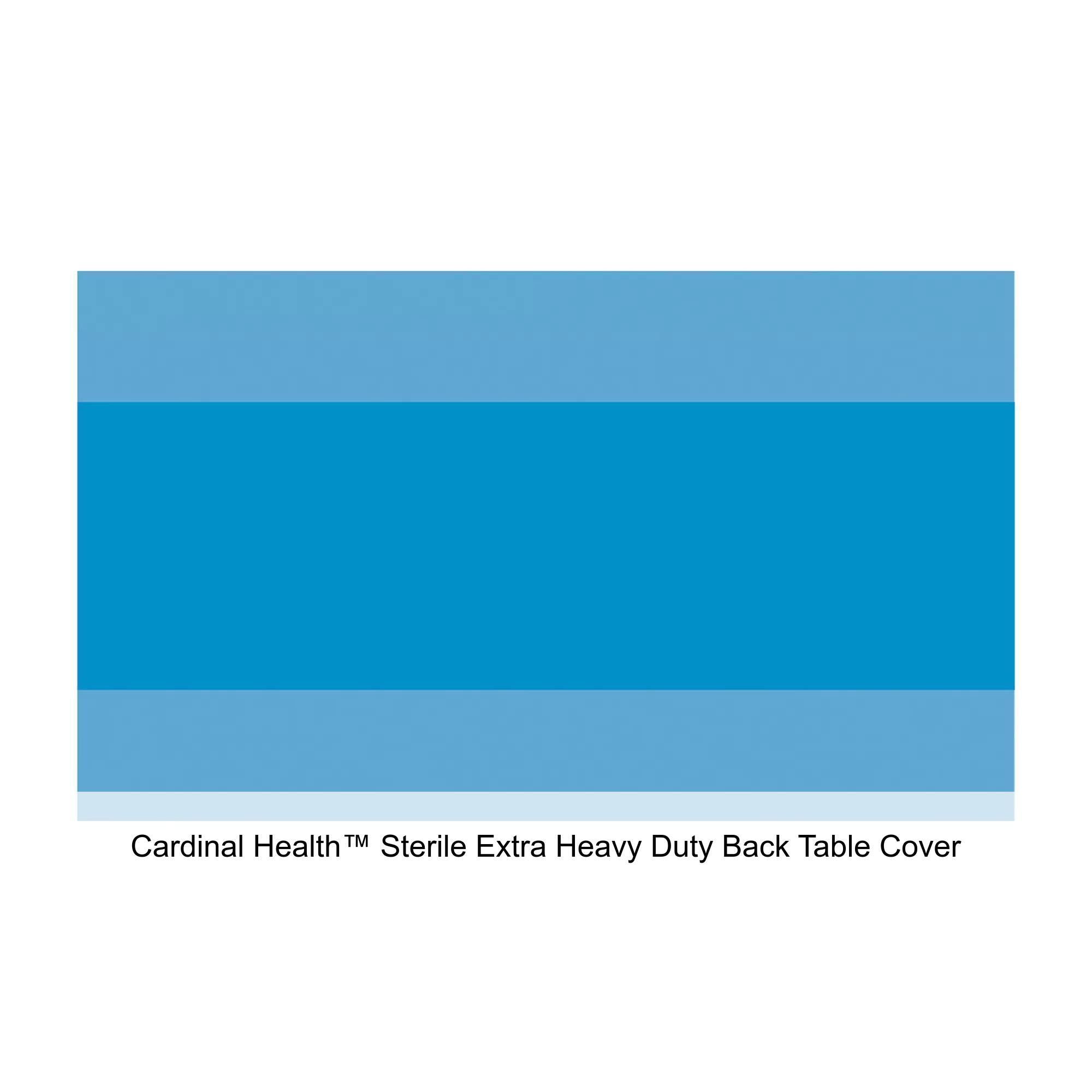 Cardinal Health™ Sterile Extra Heavy Duty Back Table Cover, 80 x 110IN ...