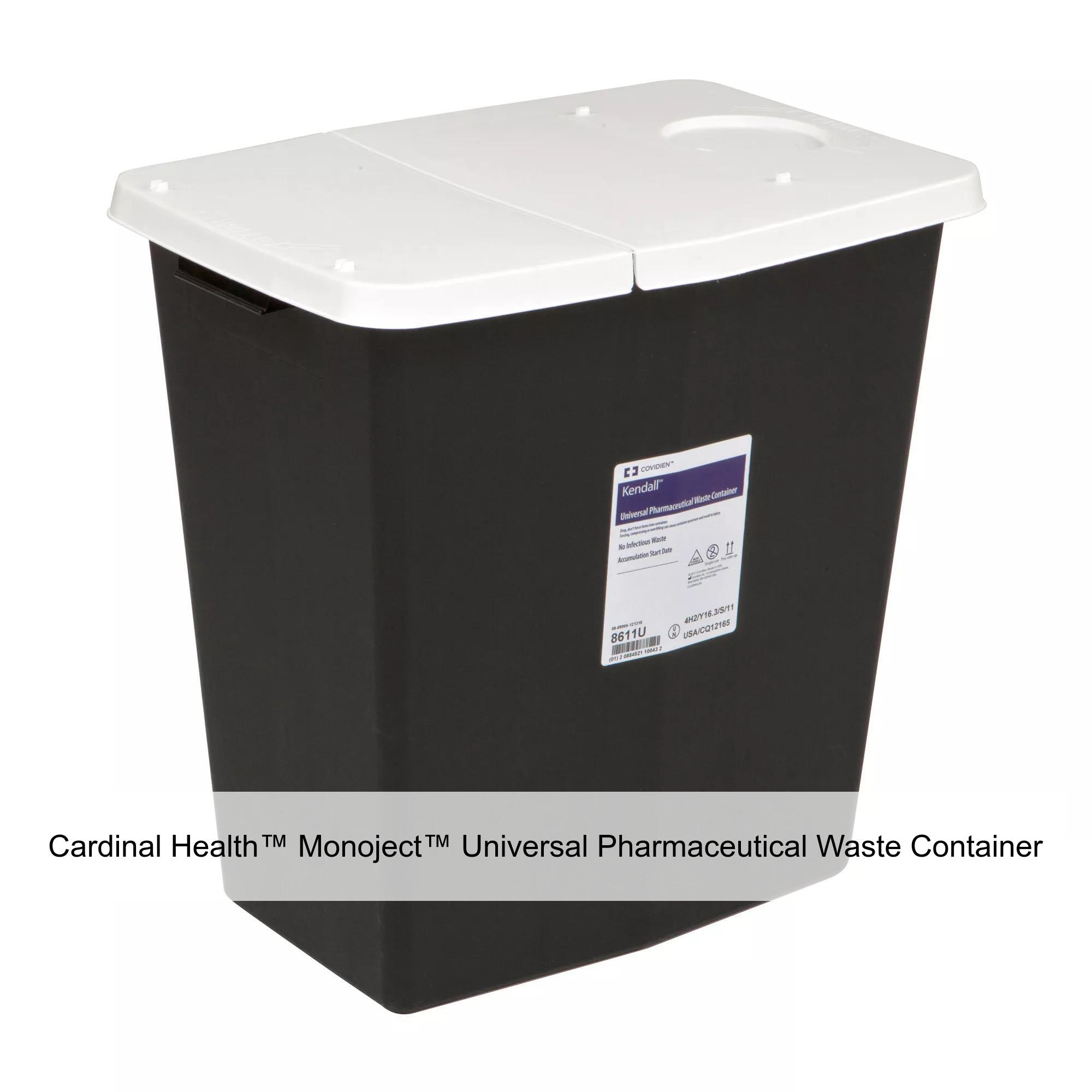 COVIDIEN/CARDINAL 8611U 12 GA UNIVERSAL WASTE HINGED