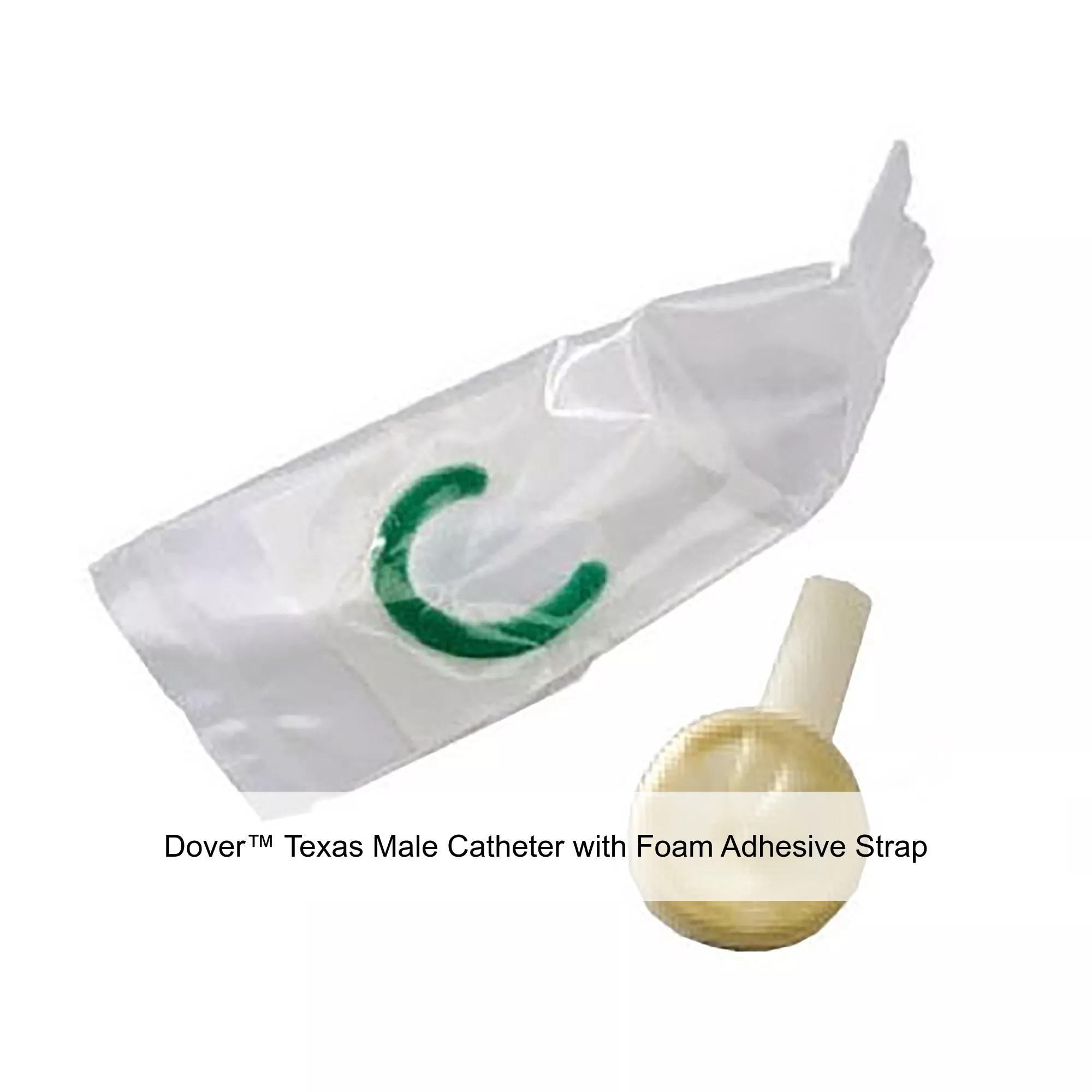Dover™ Texas Male Catheter with Foam Adhesive Strap . Buy Online ...