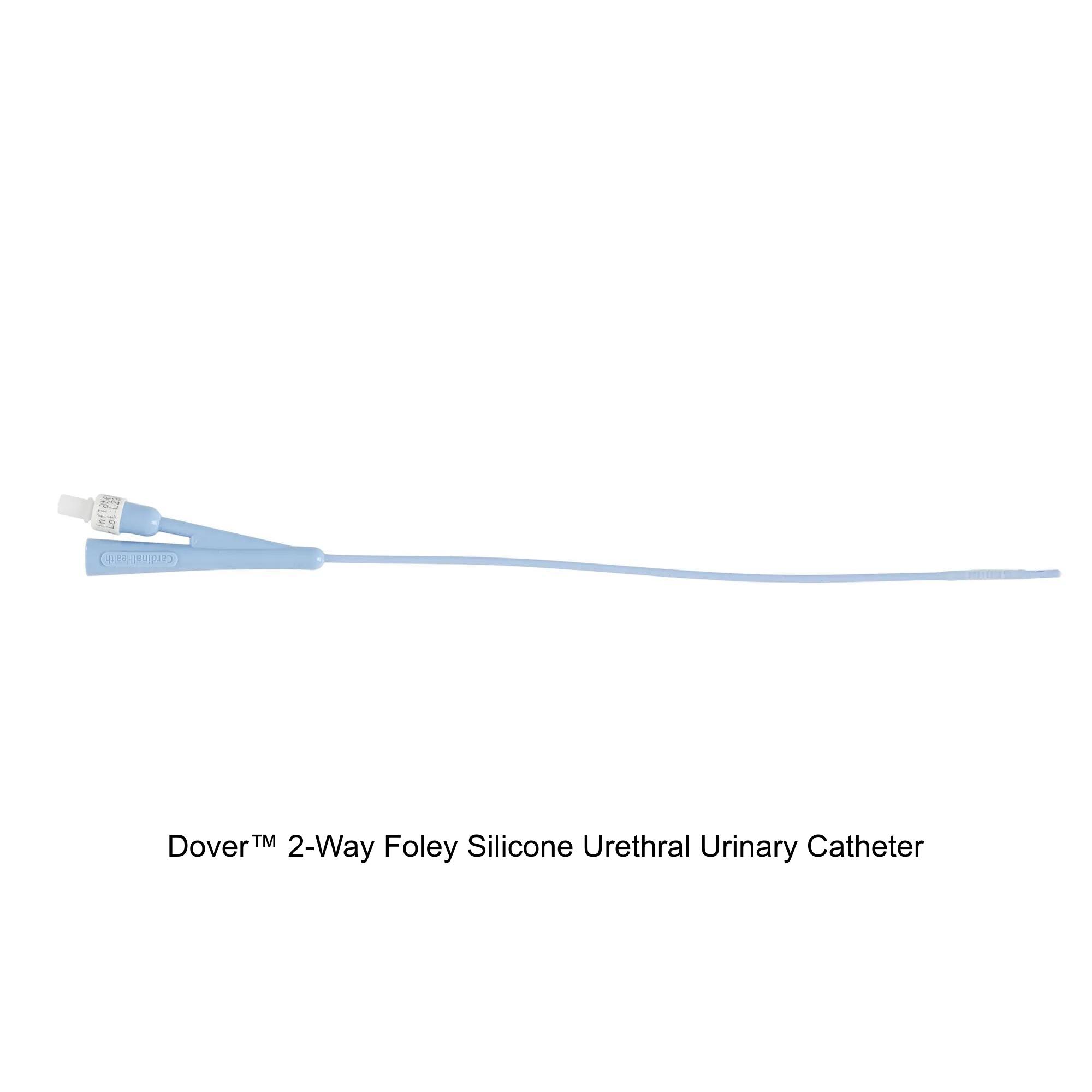 Dover™ 2-Way Foley Silicone Urethral Urinary Catheter, 8FR, 3ML . Buy ...