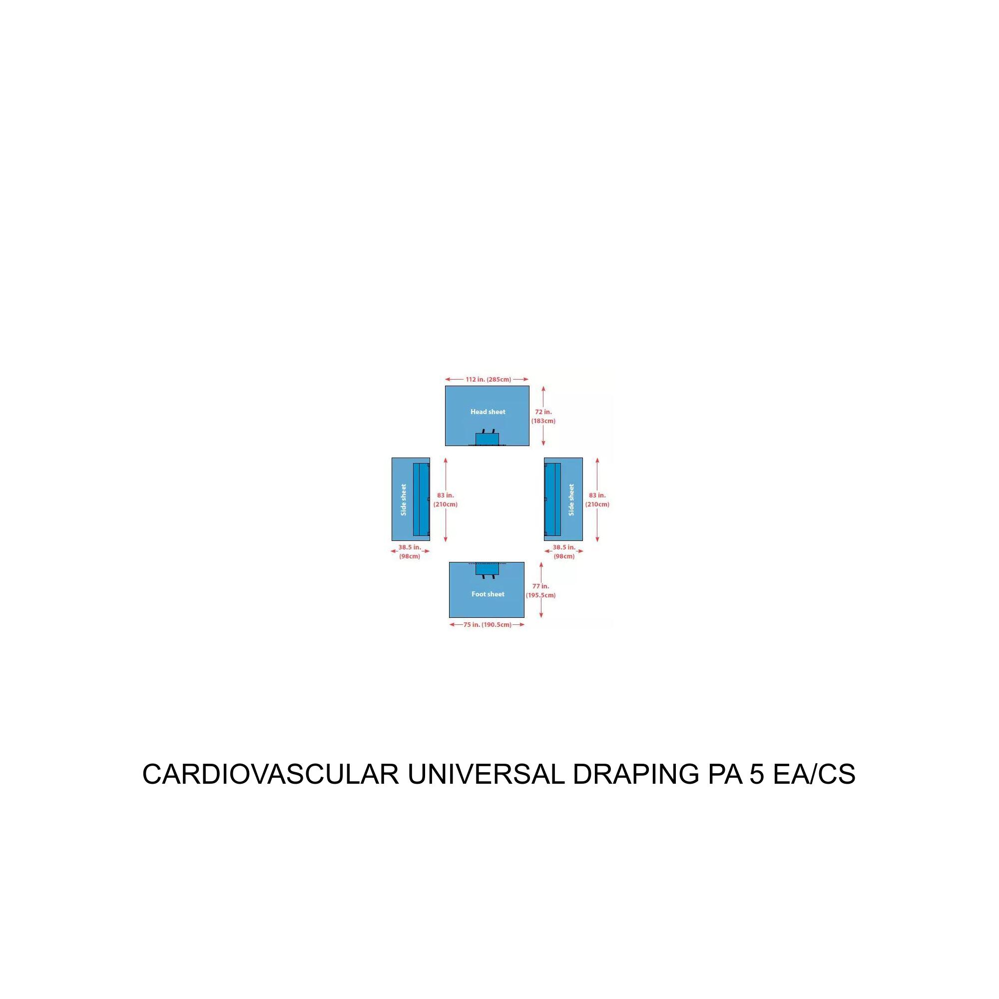 CARDIOVASCULAR UNIVERSAL DRAPING PA 5 EA/CS . Buy Online | Lifeline Medical
