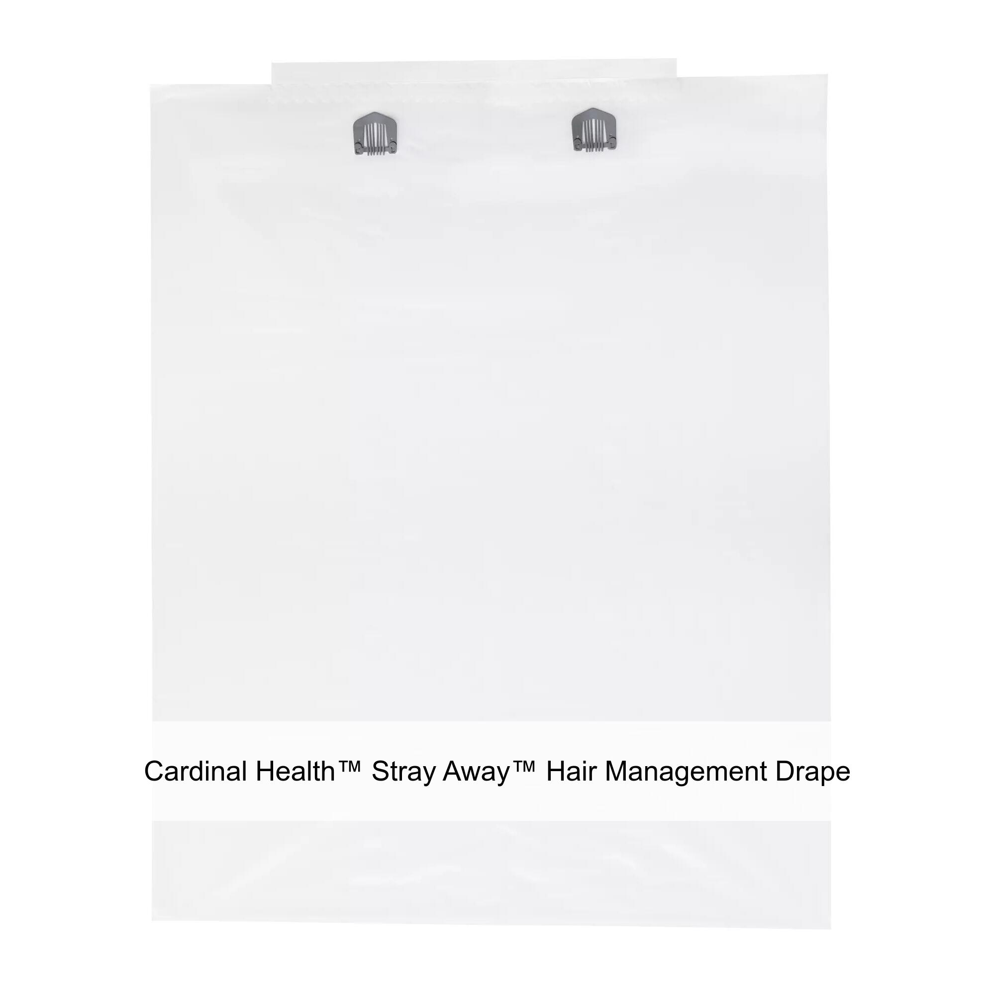 Cardinal Health™ Stray Away™ Hair Management Drape, 19 X 24IN, 2 Drapes ...