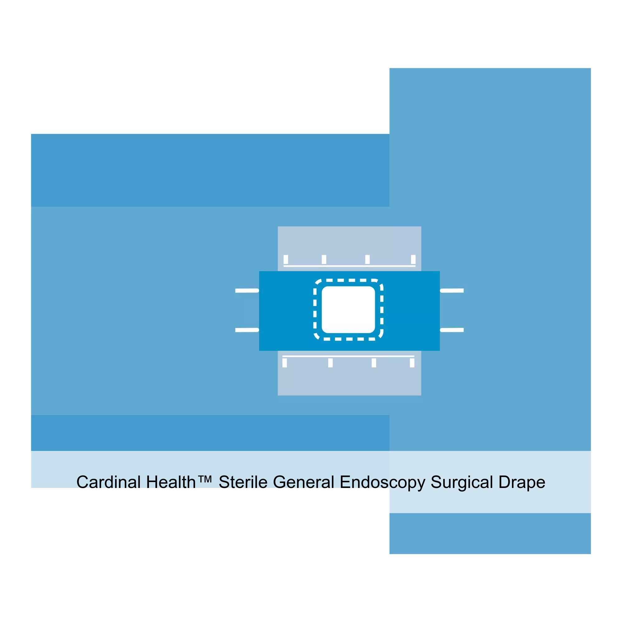 Cardinal Health™ Sterile General Endoscopy Surgical Drape, 77 x 122IN ...