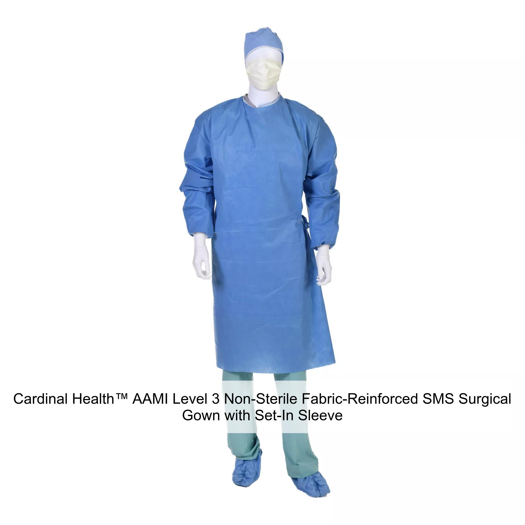 Cardinal Health™ AAMI Level 3 Non-Sterile Fabric-Reinforced SMS ...