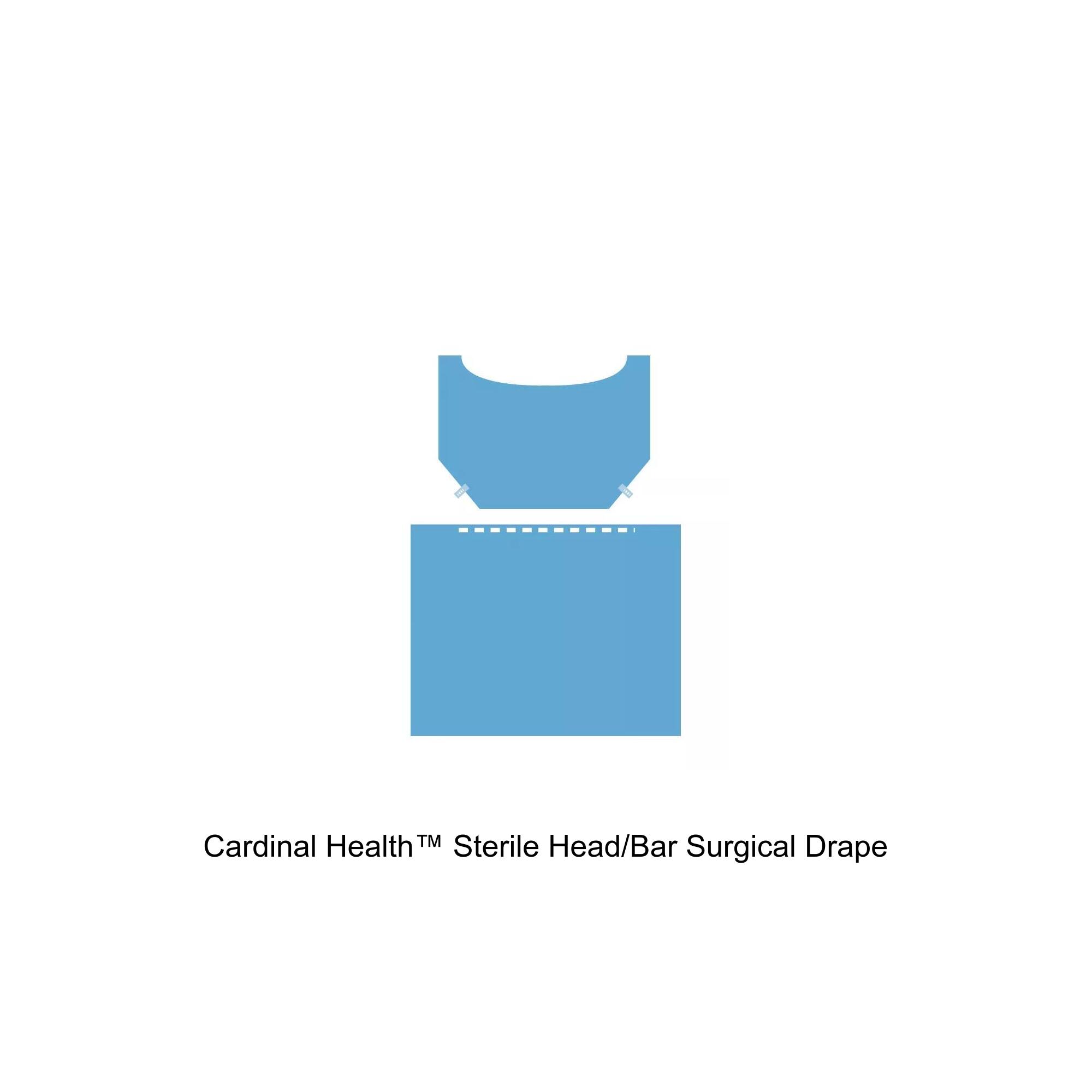 Cardinal Health™ Sterile Head/Bar Surgical Drape, 43 x 34IN . Buy ...