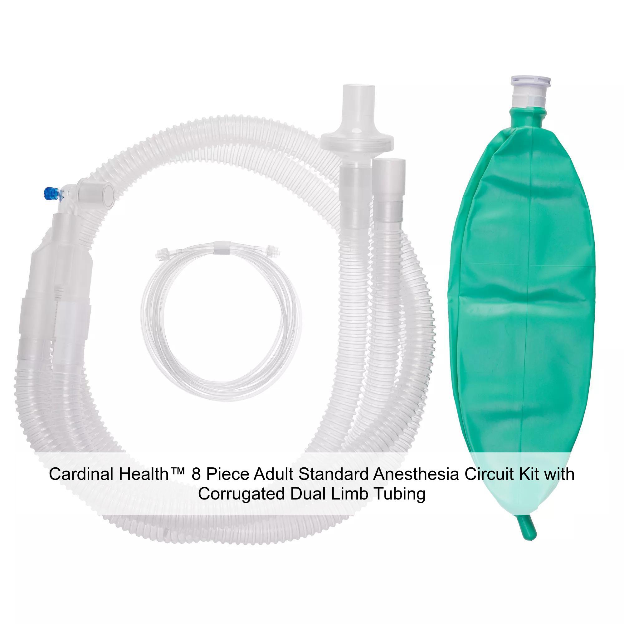 Cardinal Health™ 8 Piece Adult Standard Anesthesia Circuit Kit with ...