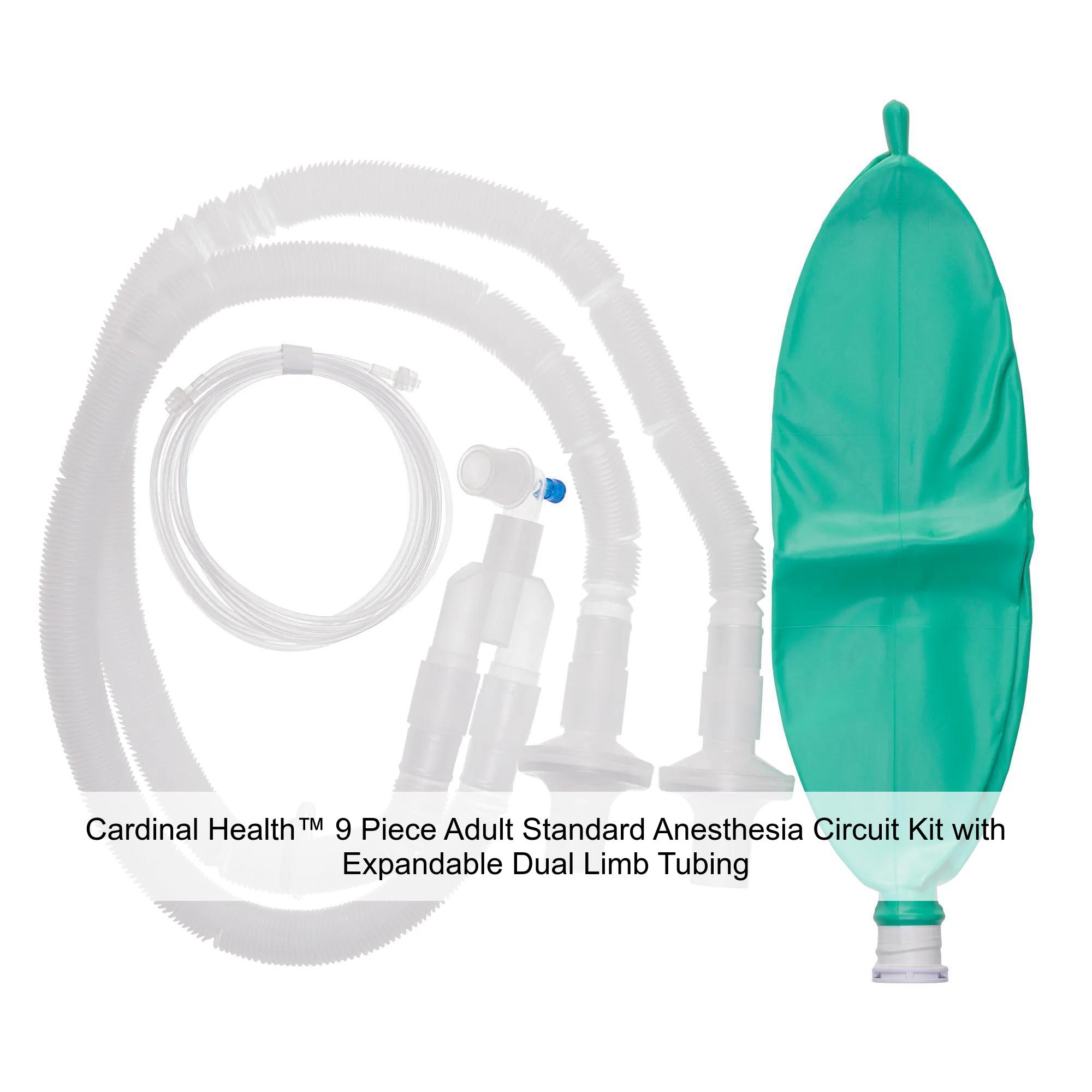Cardinal Health™ 9 Piece Adult Standard Anesthesia Circuit Kit with ...