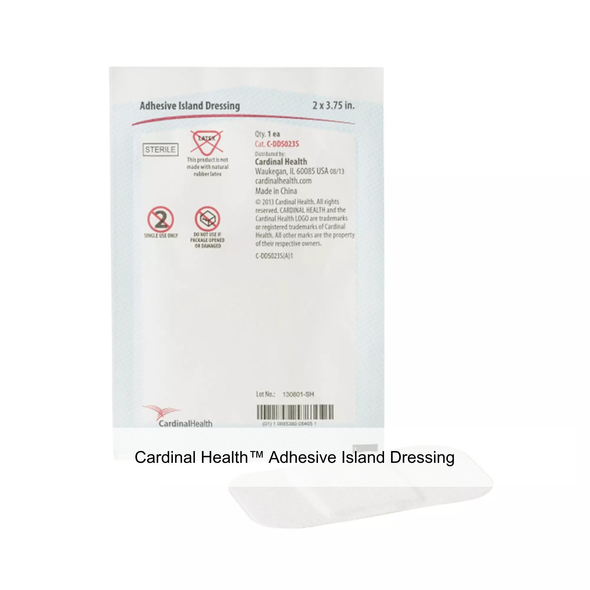 Cardinal Health™ Adhesive Island Dressing, 2 x 4IN . Buy Online ...