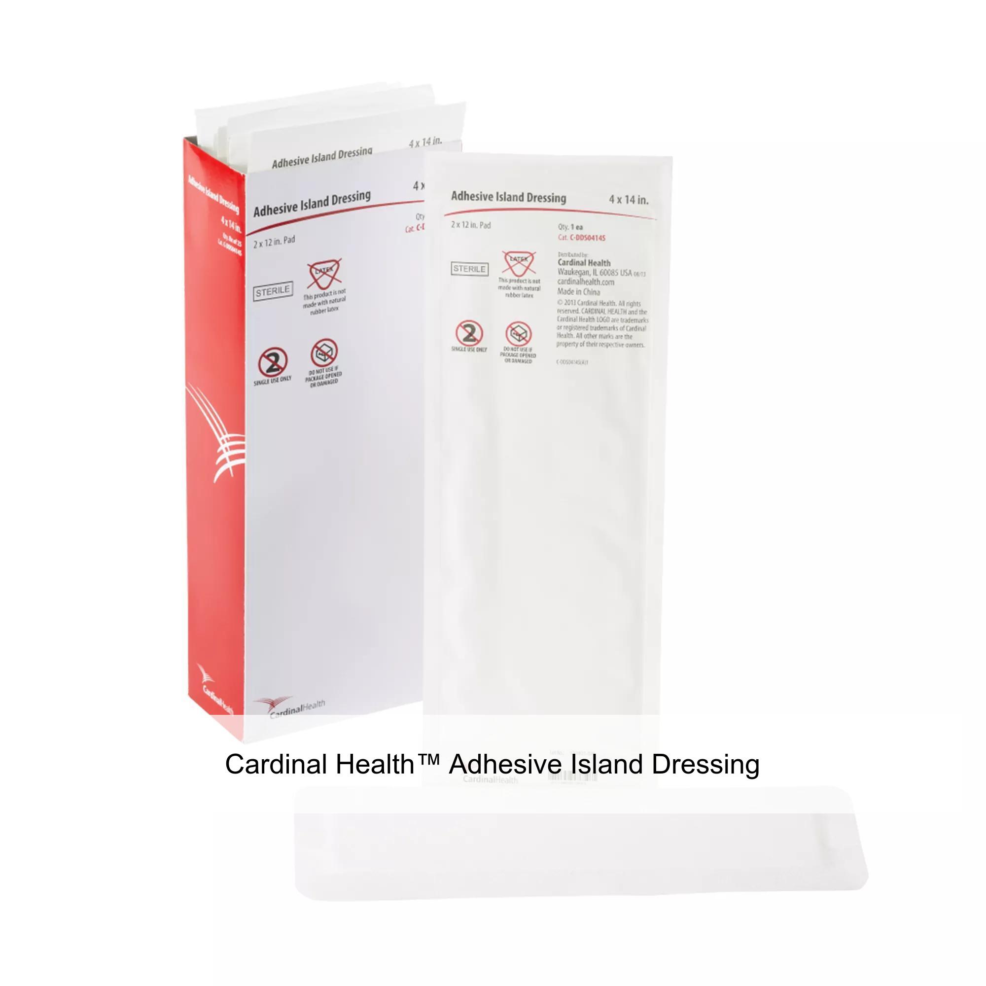Cardinal Health™ Adhesive Island Dressing, 4 x 14IN . Buy Online ...