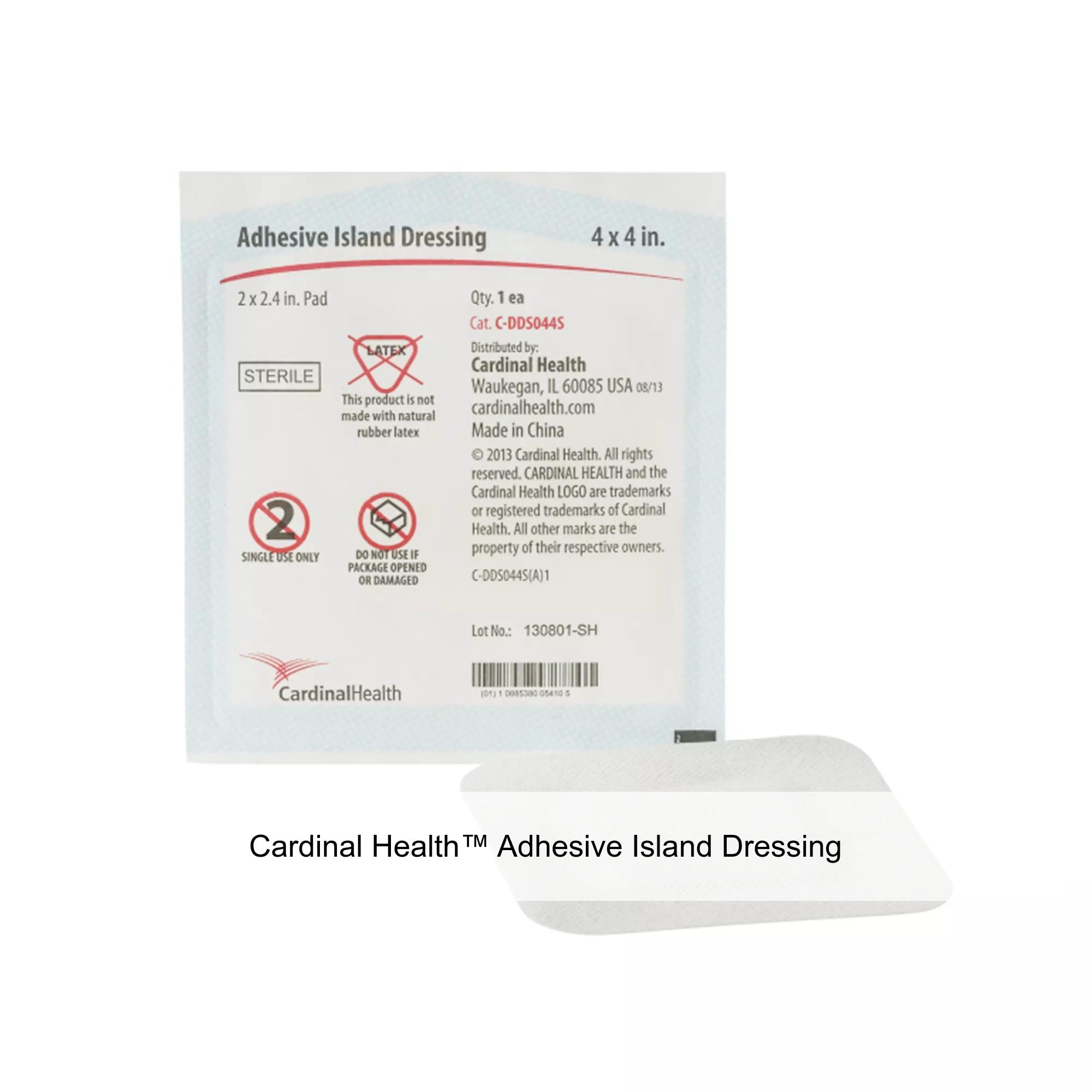 Cardinal Health™ Adhesive Island Dressing, 4 x 4IN . Buy Online ...
