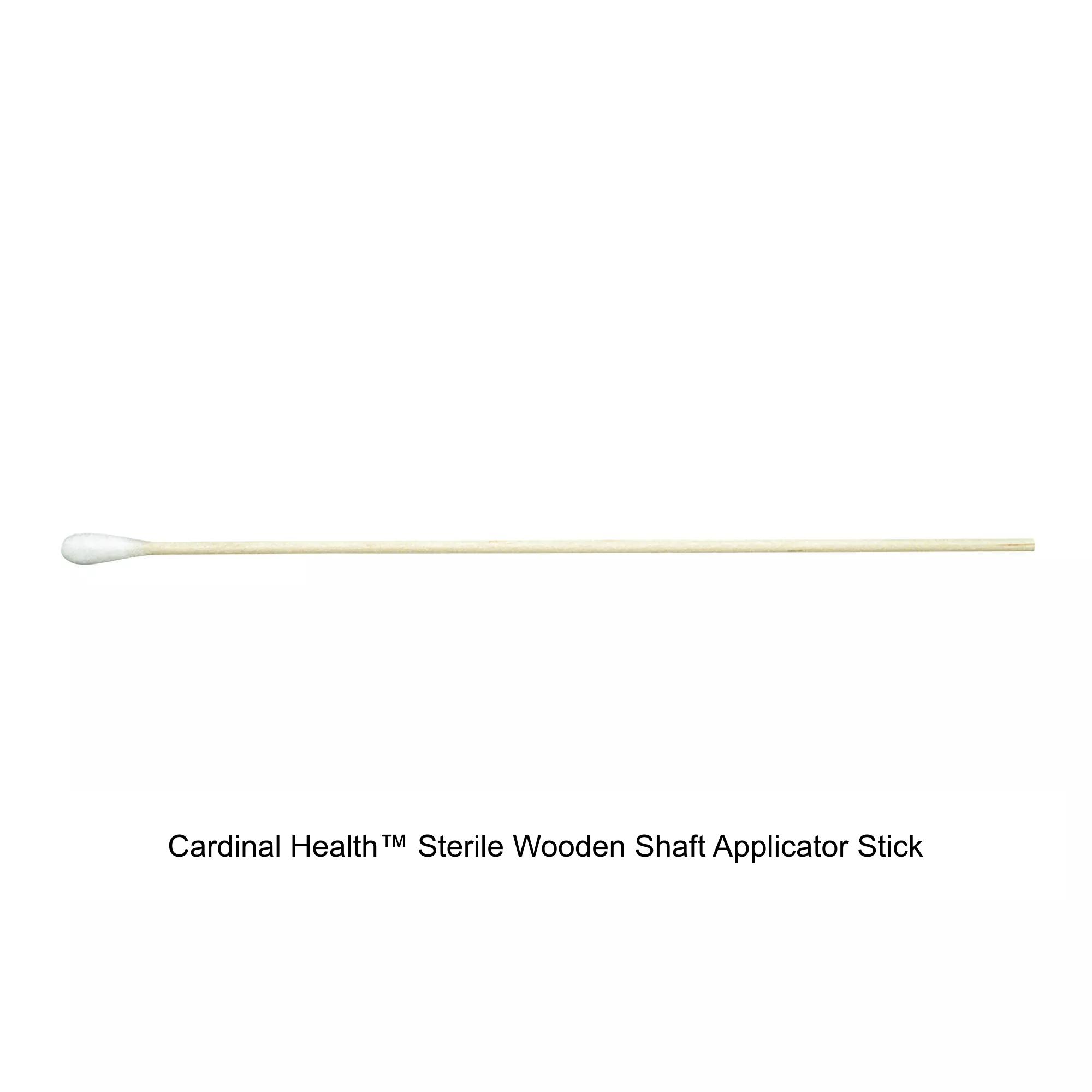 Cardinal Health™ Sterile Wooden Shaft Applicator Stick, Cotton Tip, 3IN ...