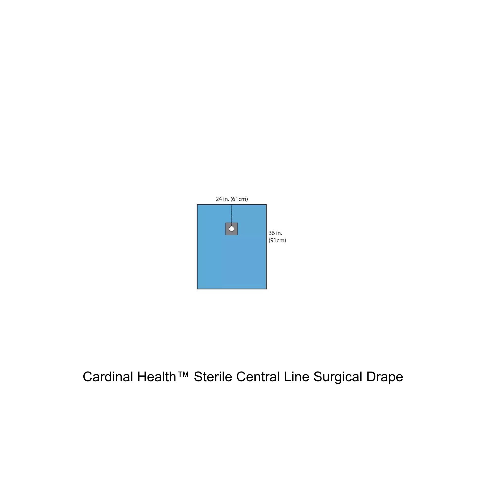 Cardinal Health™ Sterile Central Line Surgical Drape, 24 x 36IN . Buy ...