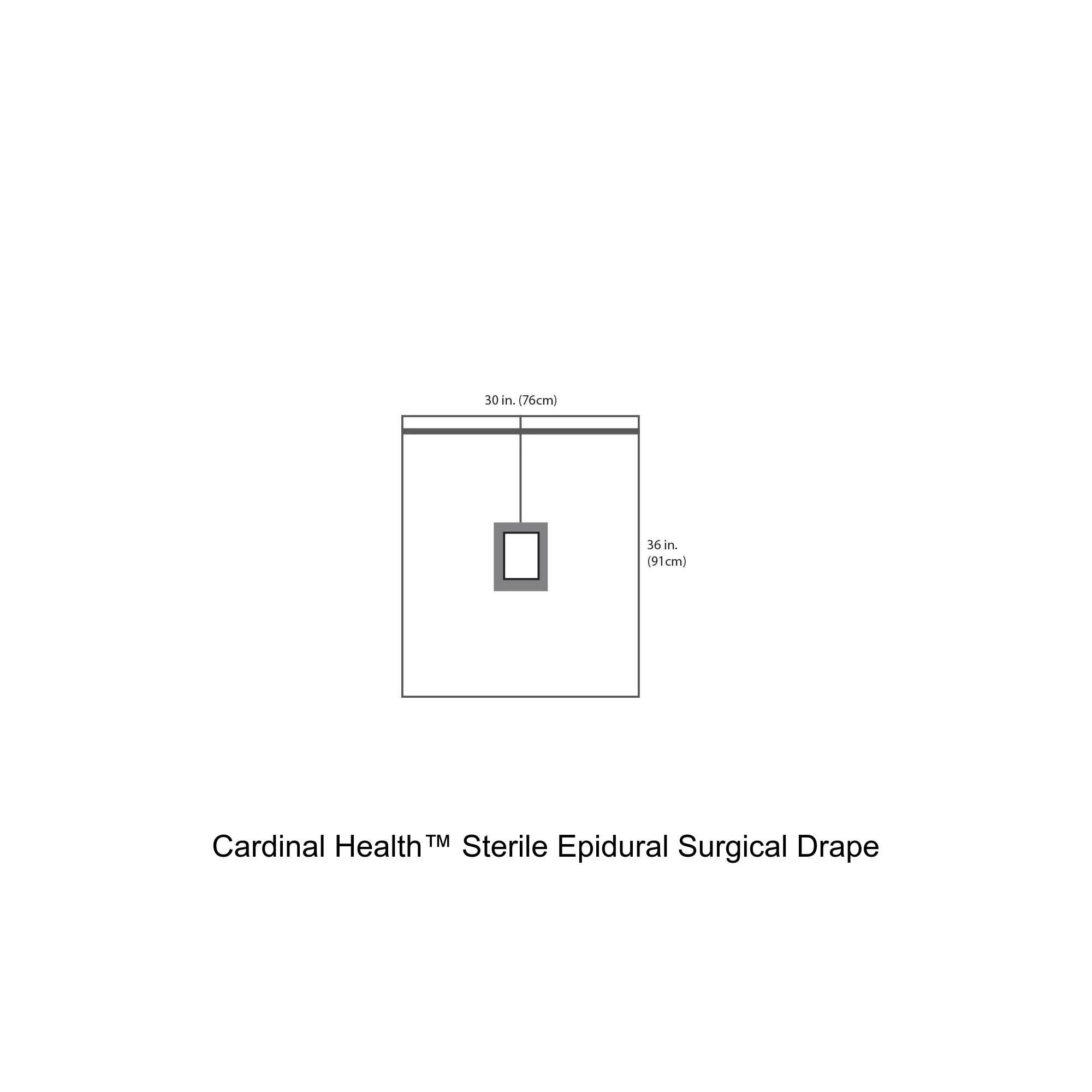 Cardinal Health™ Sterile Epidural Surgical Drape, 30 x 36IN . Buy ...