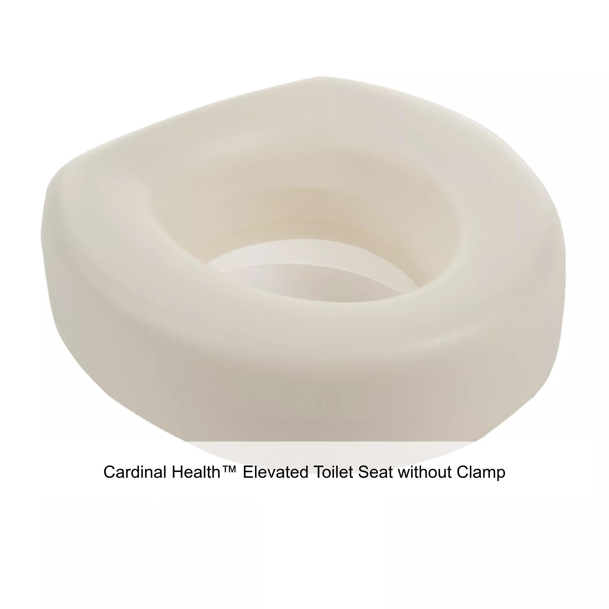 Cardinal Health™ Elevated Toilet Seat without Clamp, 4.5IN, 300LB . Buy ...